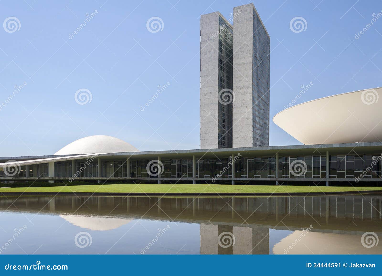 Brazilian Parliament, National Congress Editorial Photo - Image of ...