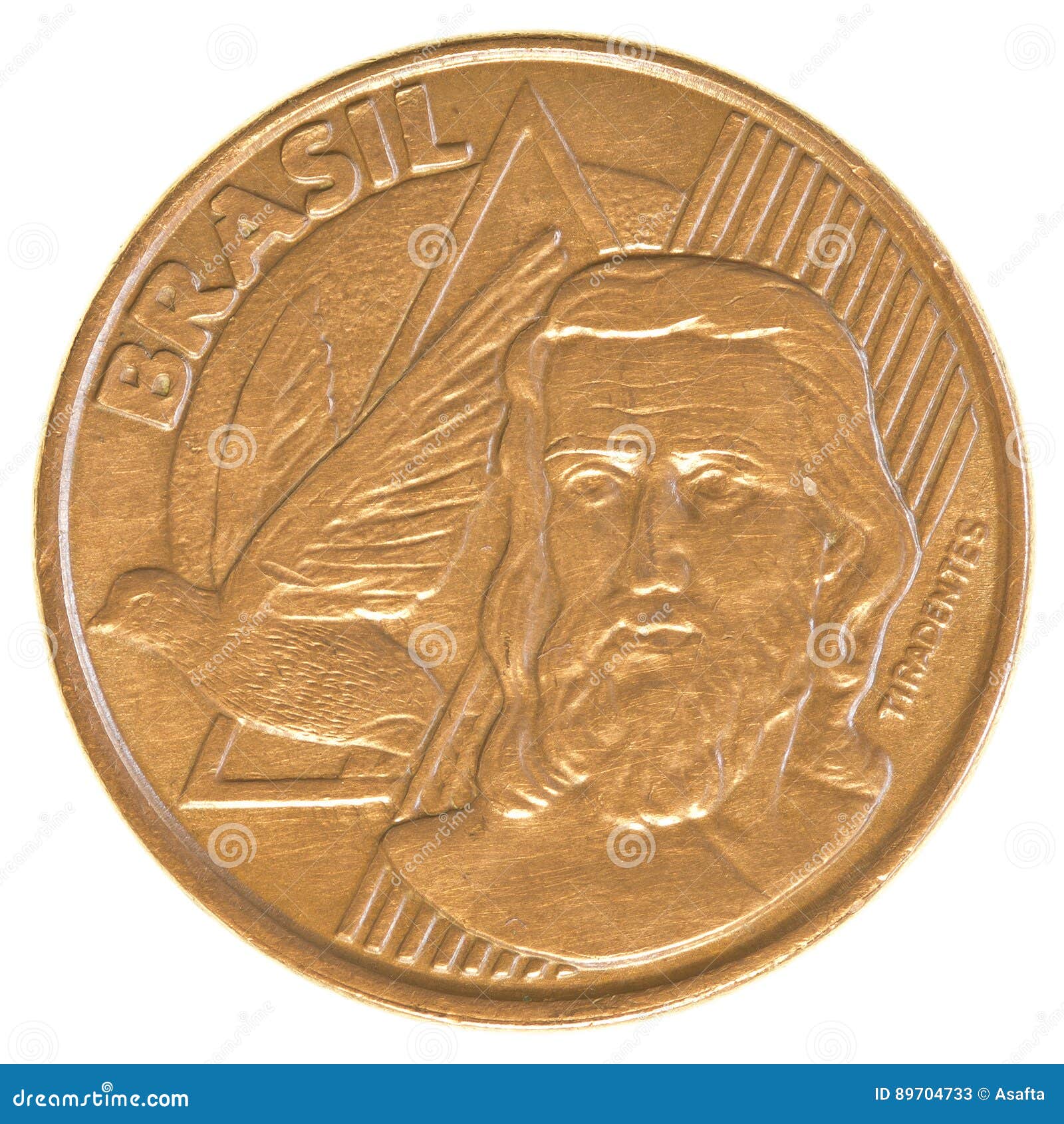 5 Brazilian Real Centavos Coin Stock Image - Image of exchange, five ...