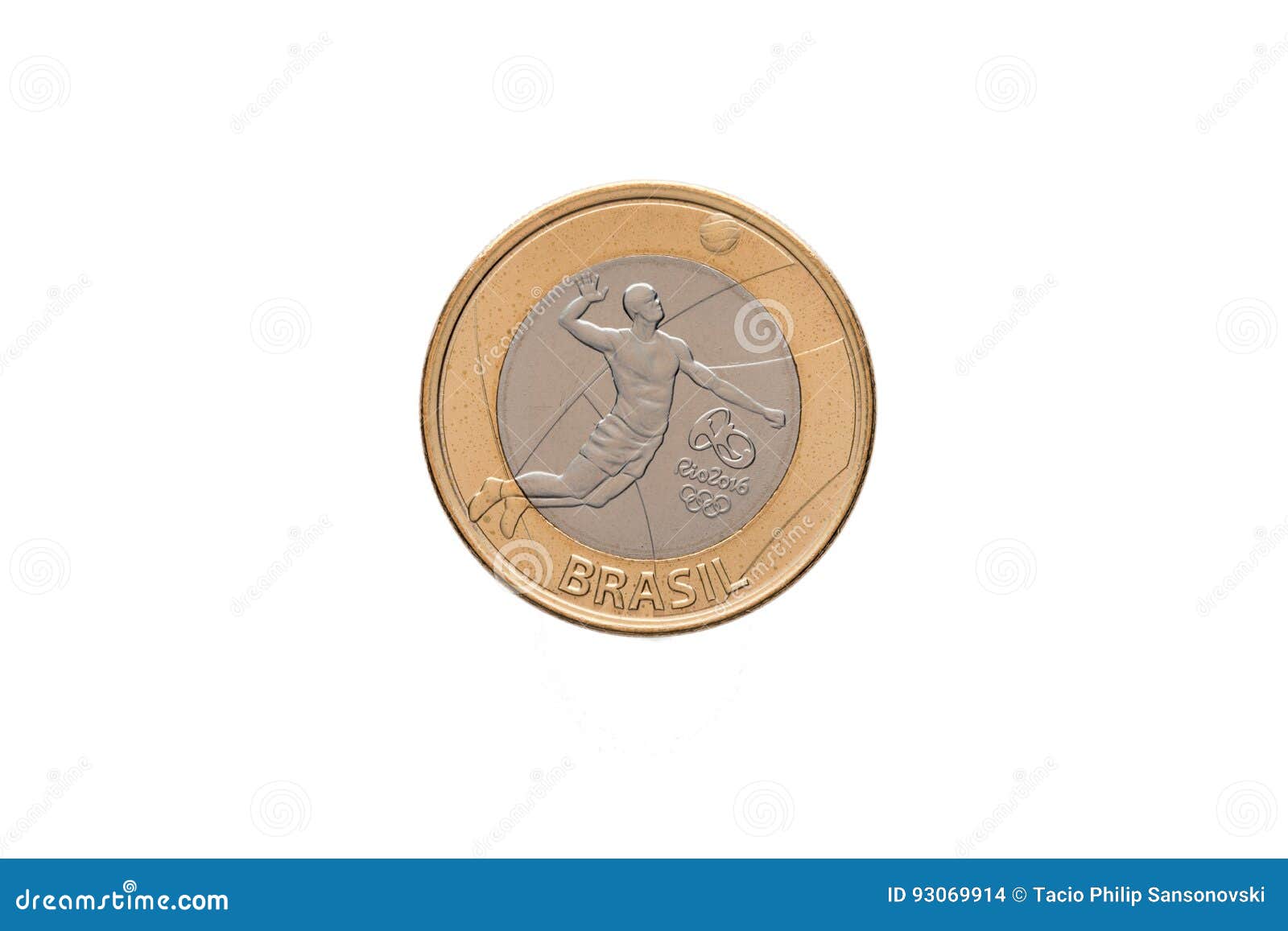 Brazilian 1 Real coin stock photo. Image of brazilian - 93069914