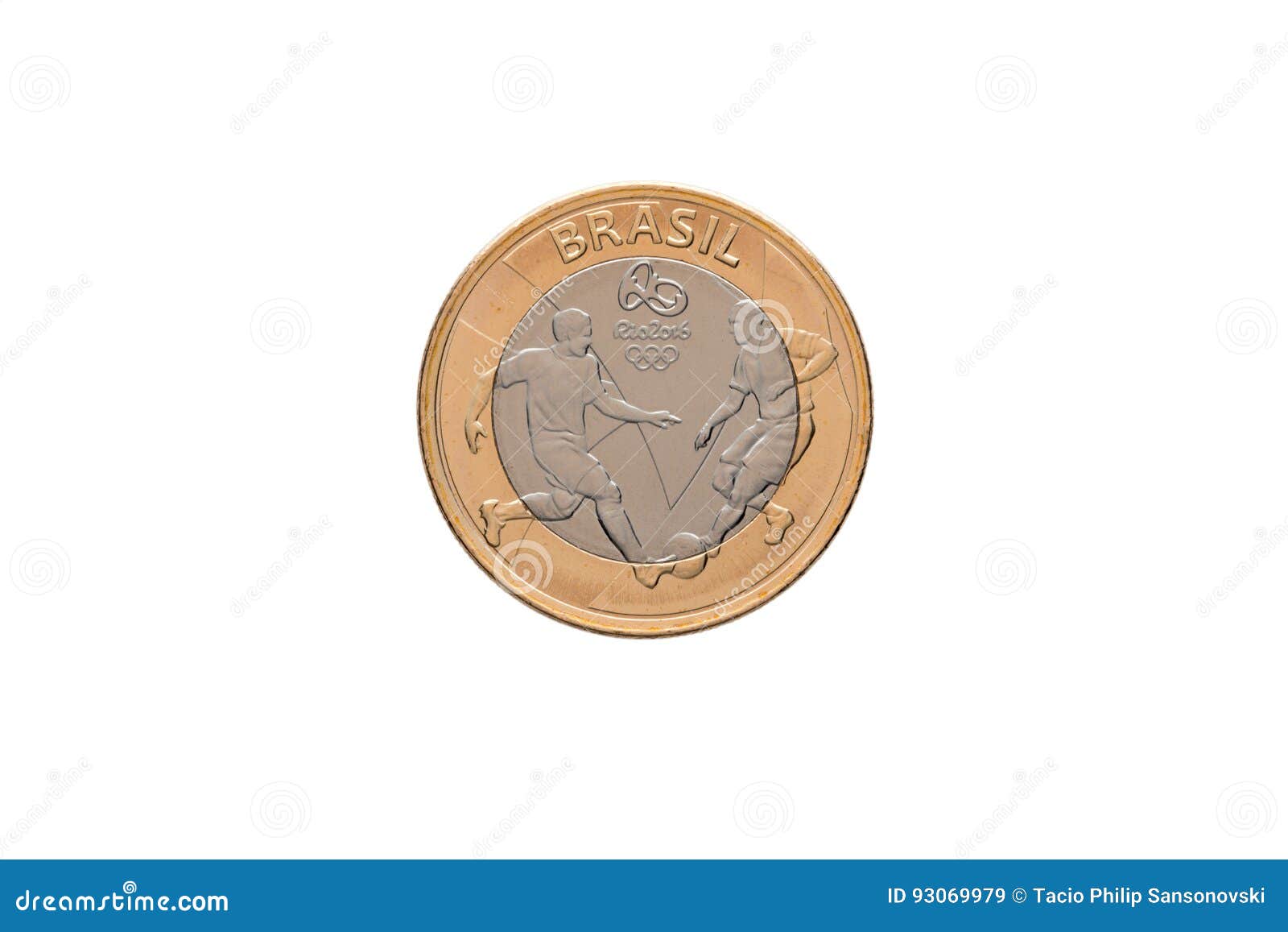 Brazilian `1 Real` coin editorial stock image. Image of coins - 93069979