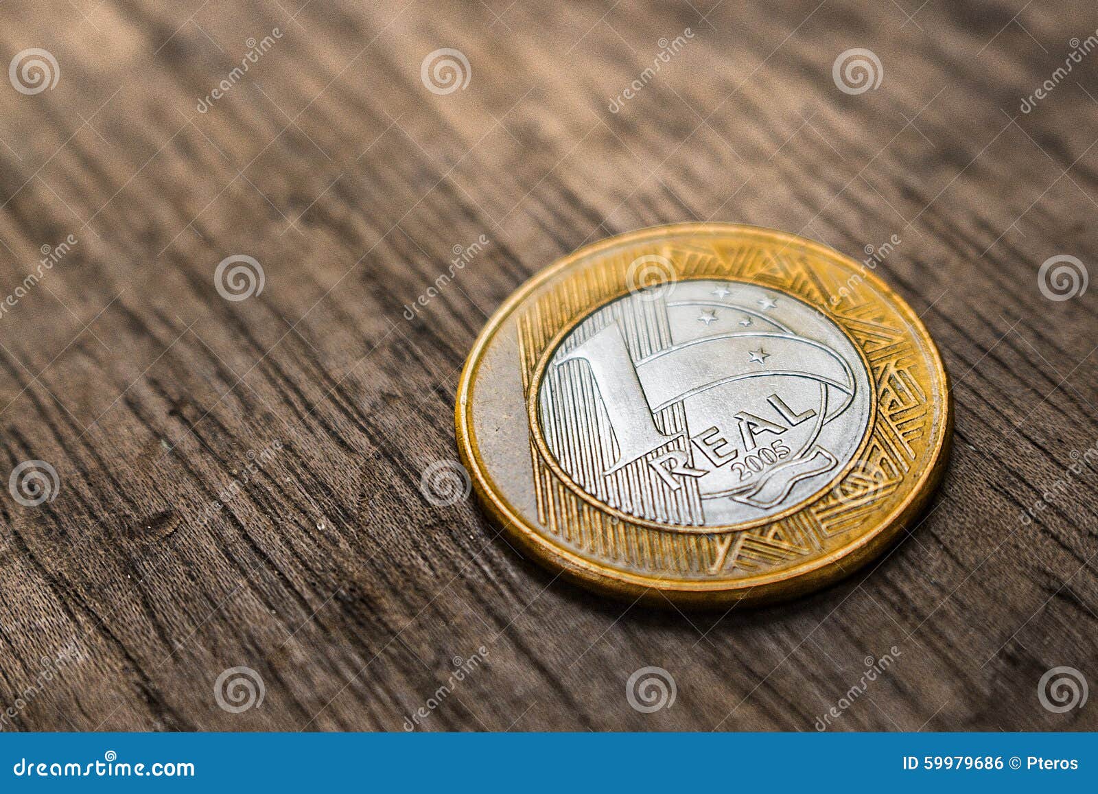 Brazilian Real Coin stock photo. Image of economia, asset - 59979686