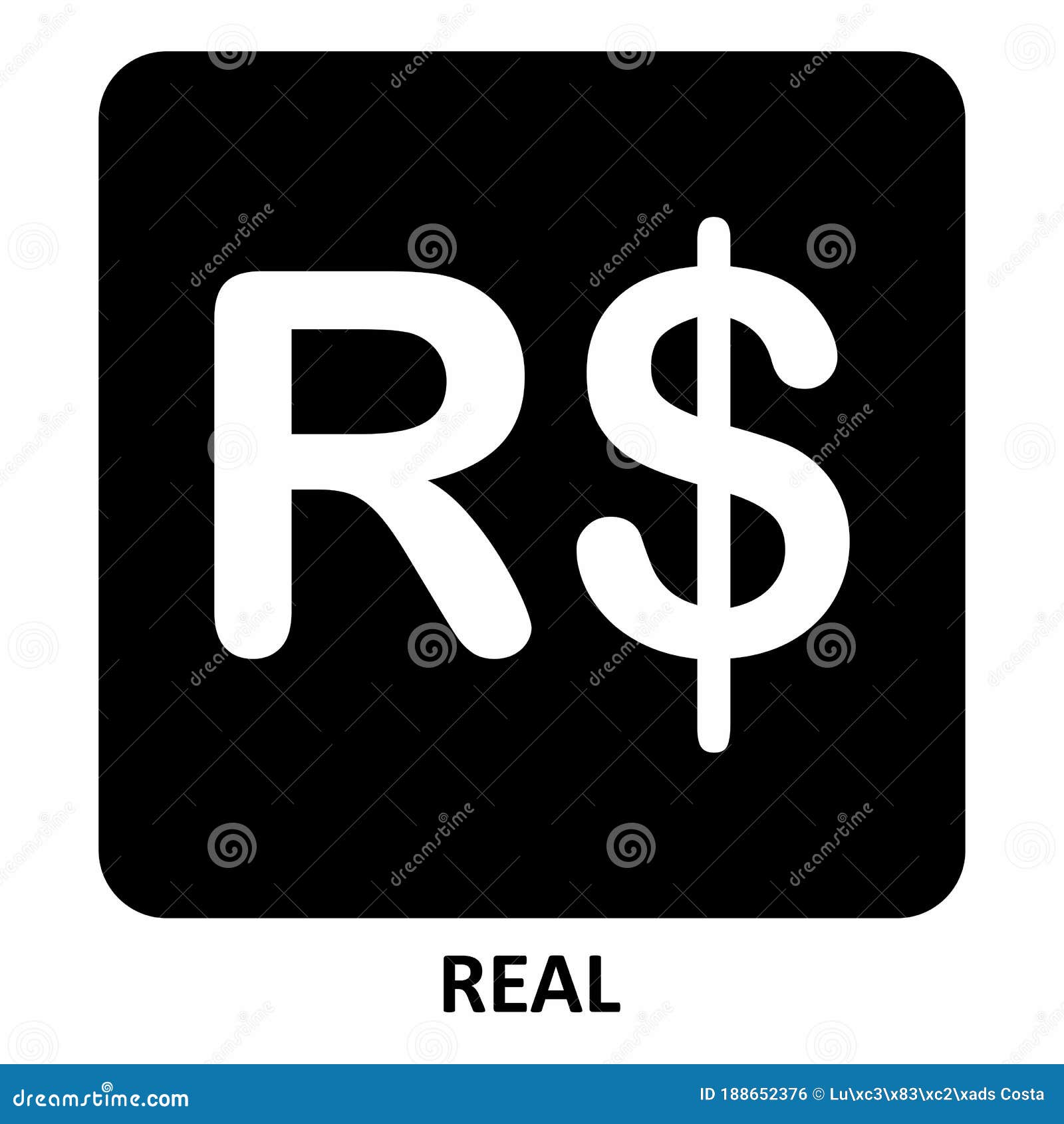 Brazilian Real Symbol Illustration Stock Illustration - Illustration of ...