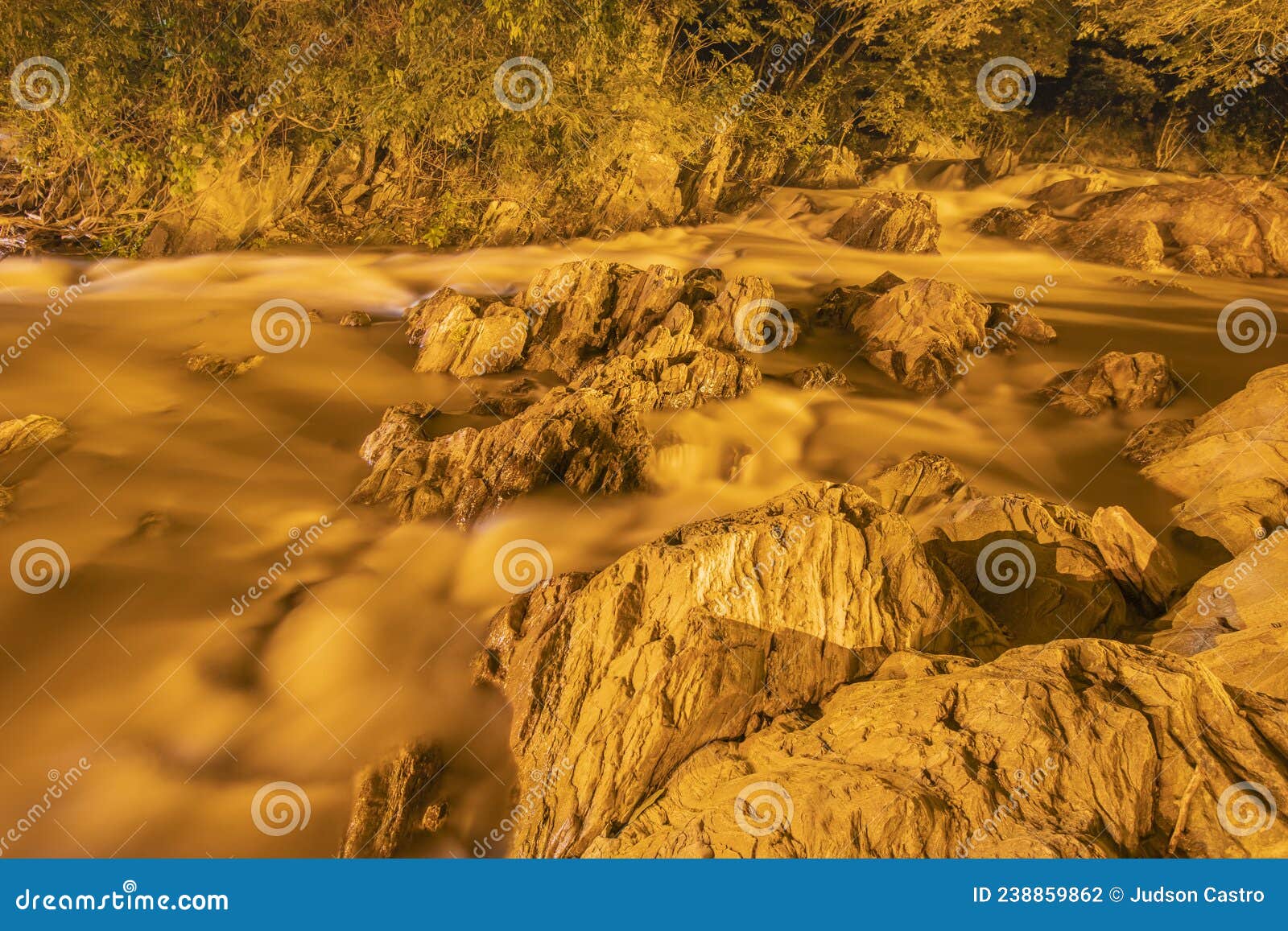 Brazilian River AKA `Rio Grande`, Located At Uberaba, Border O Royalty ...