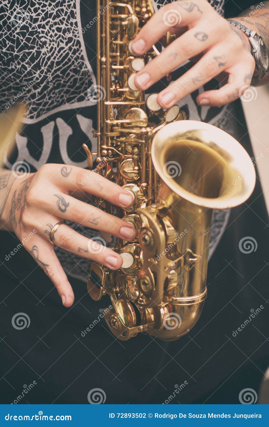 Brazilian Sax Player stock photo. Image of saxophone - 72893502