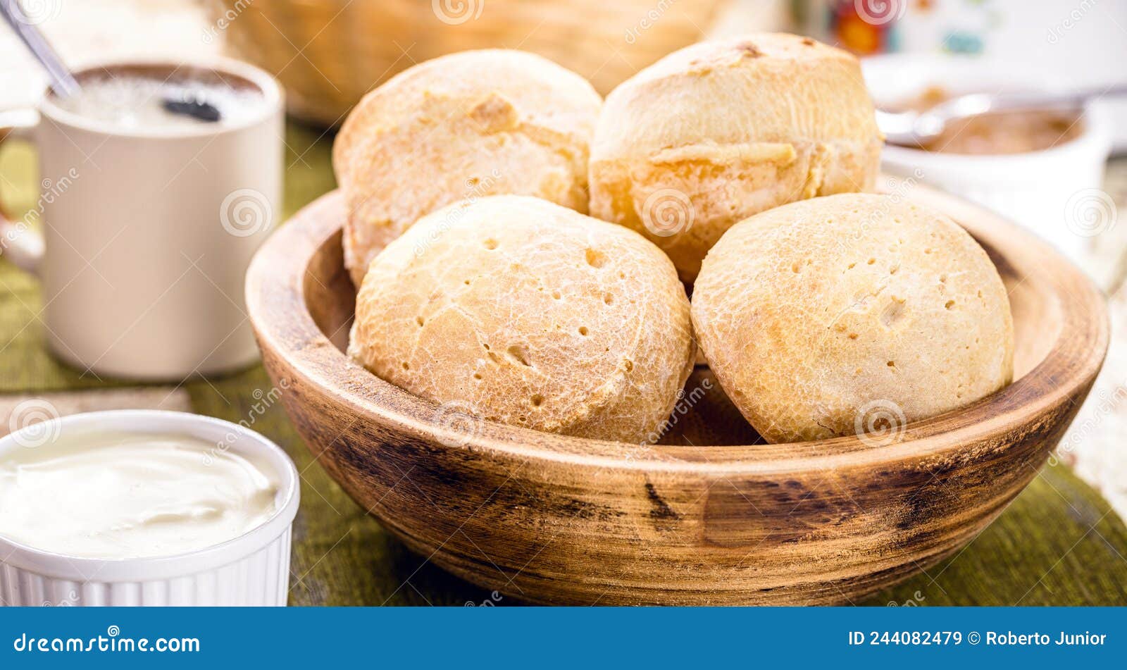 Brazilian Snack Cheese Bread, Typical of Minas Gerais Stock Image ...