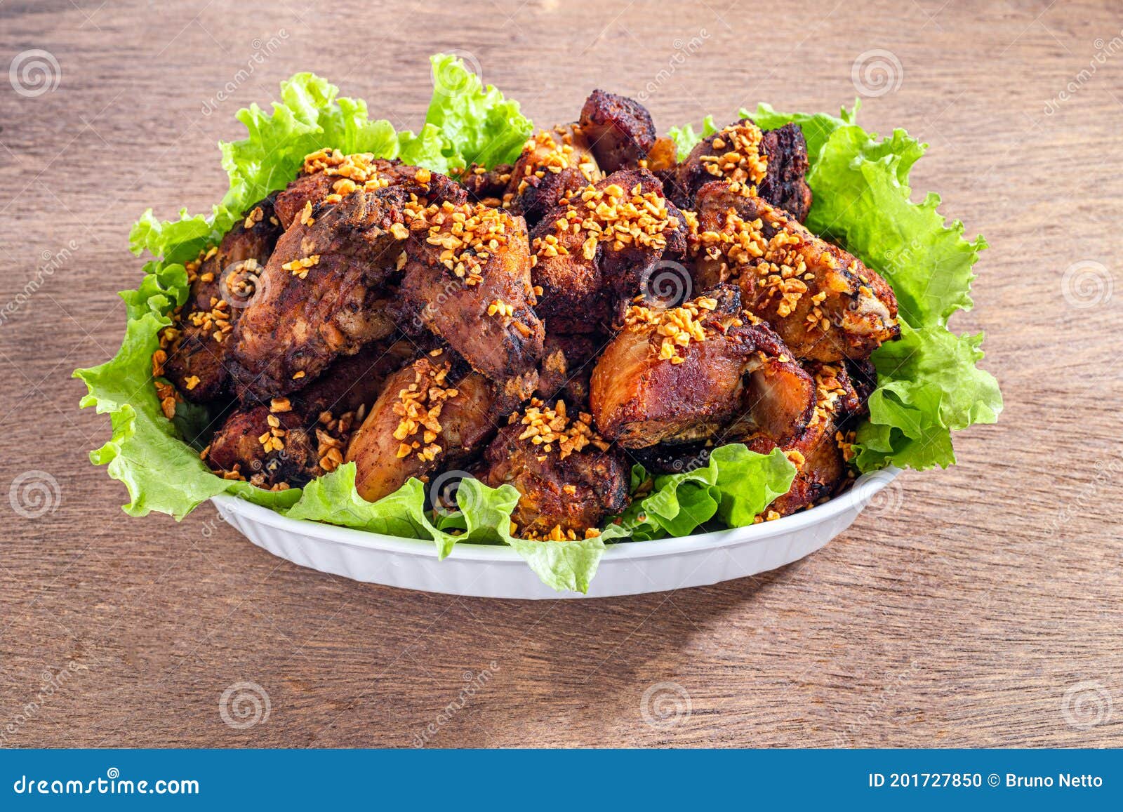 Brazilian Style Deep Fried Chicken. Called Frango a Passarinho Stock ...