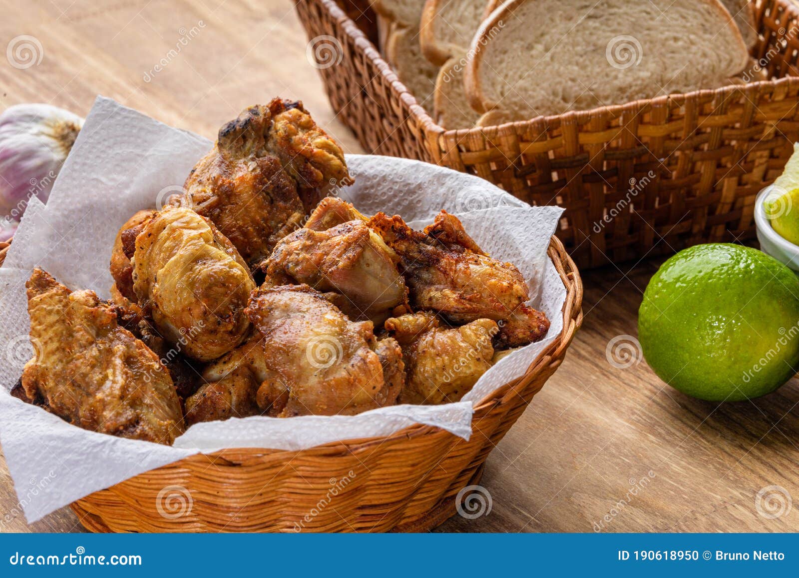 Brazilian Style Deep Fried Chicken. Called Frango a Passarinho Stock ...