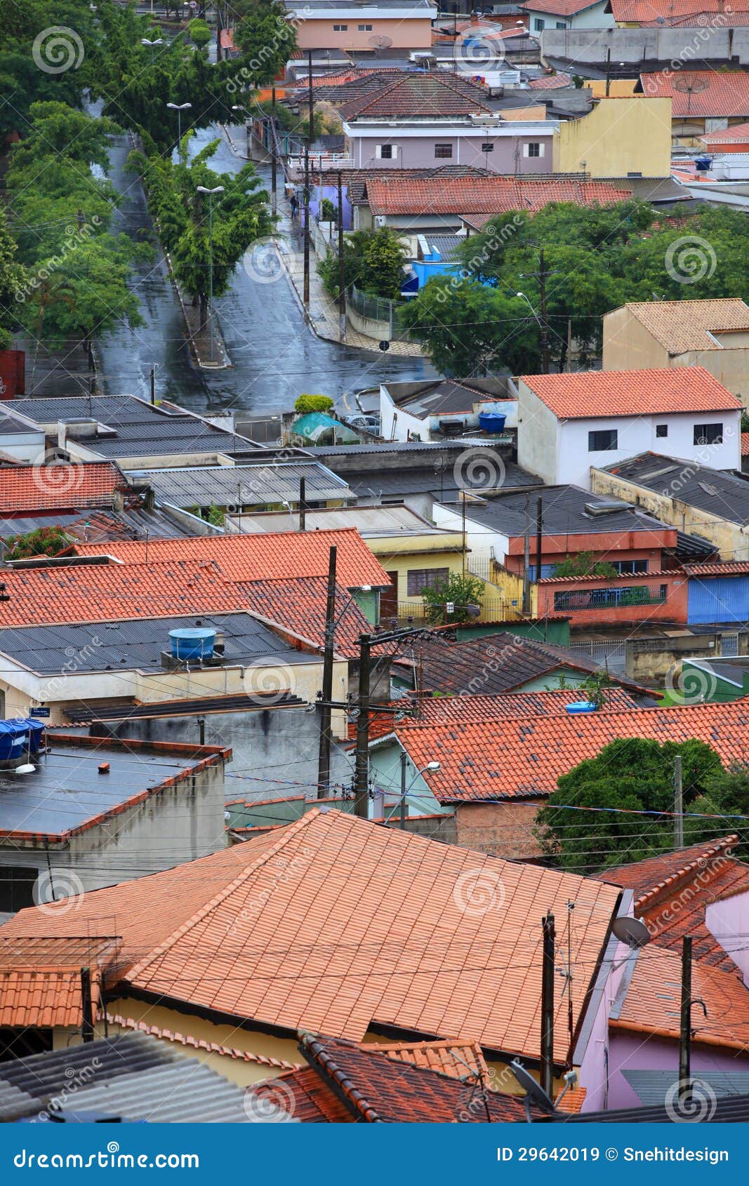 Brazilian town stock image. Image of roque, structure - 29642019
