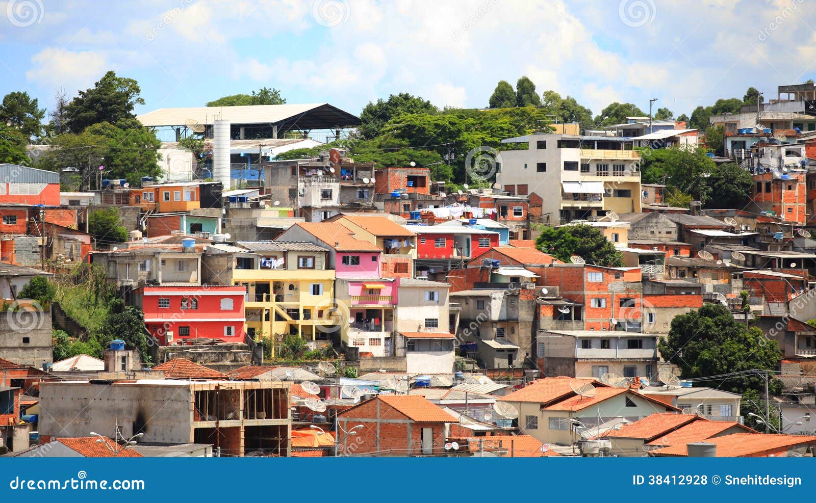 Brazilian town stock photo. Image of rural, urban, village - 38412928