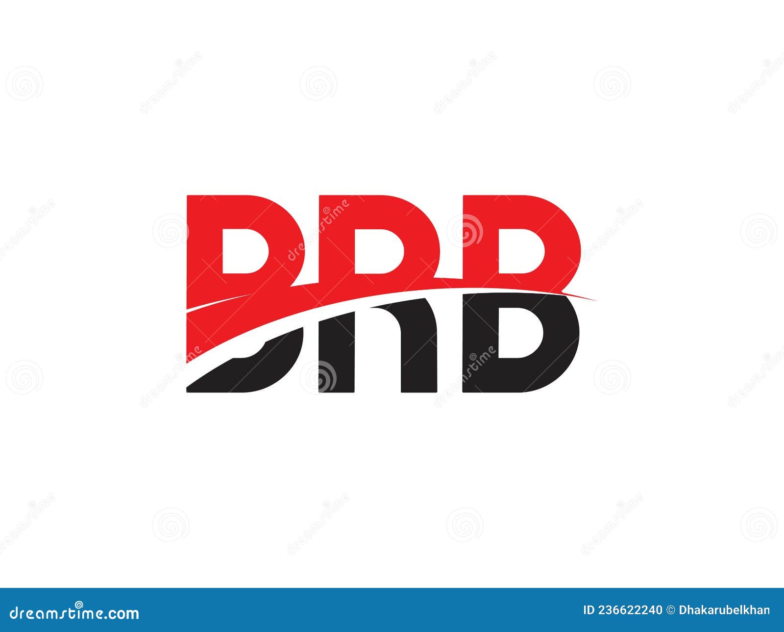 BRB Letter Initial Logo Design Vector Illustration Stock Vector ...