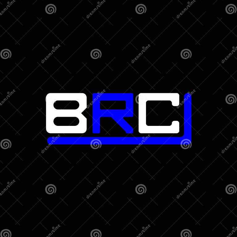 BRC Letter Logo Creative Design with Vector Graphic, BRC Stock Vector ...