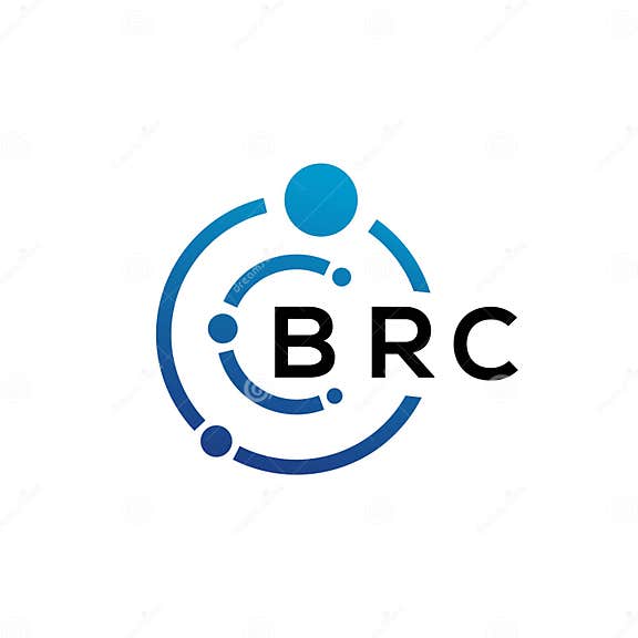 BRC Letter Logo Design on White Background. BRC Creative Initials Letter Logo Concept Stock ...