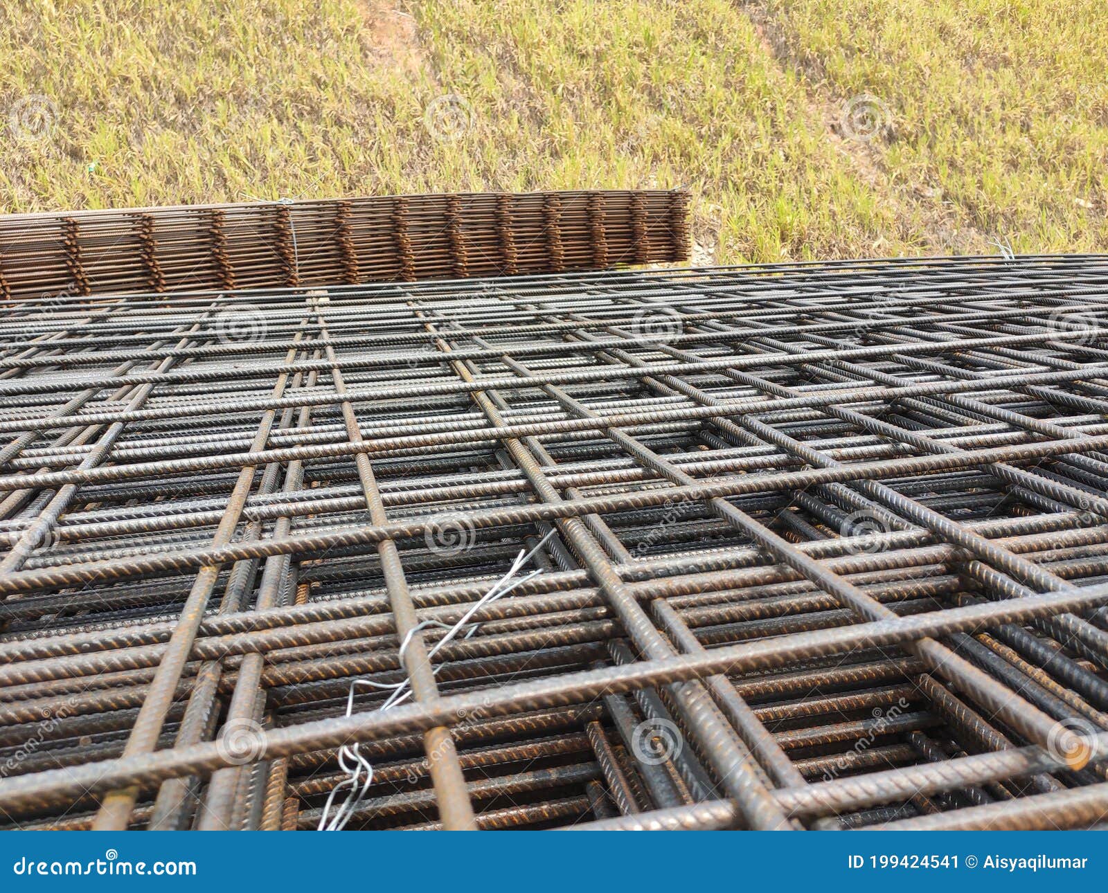 BRC Welded Wire Mesh or BRC Fabric Used As Part of the Main Structural ...