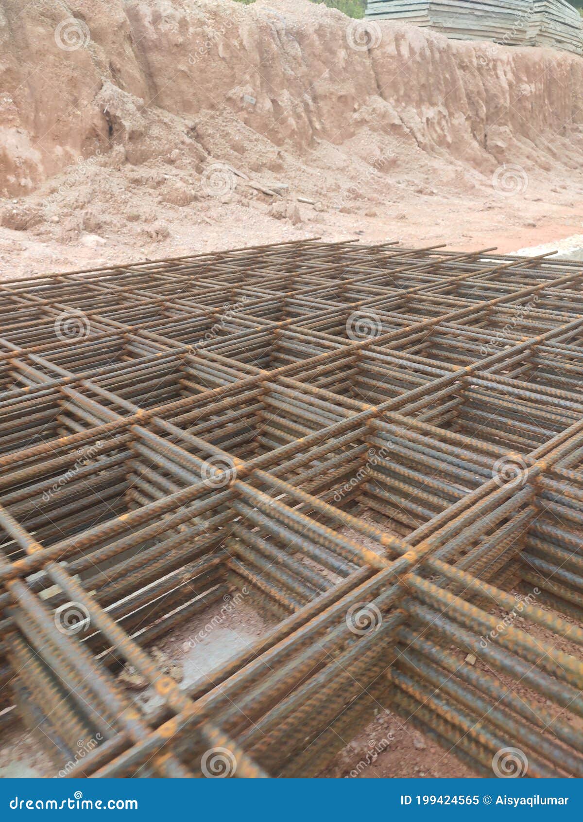 BRC Welded Wire Mesh or BRC Fabric Used As Part of the Main Structural ...