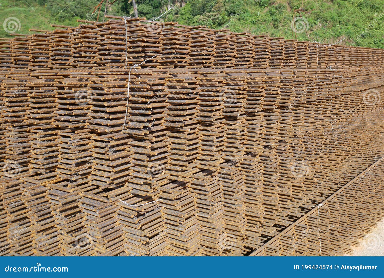 BRC Welded Wire Mesh or BRC Fabric Used As Part of the Main Structural ...