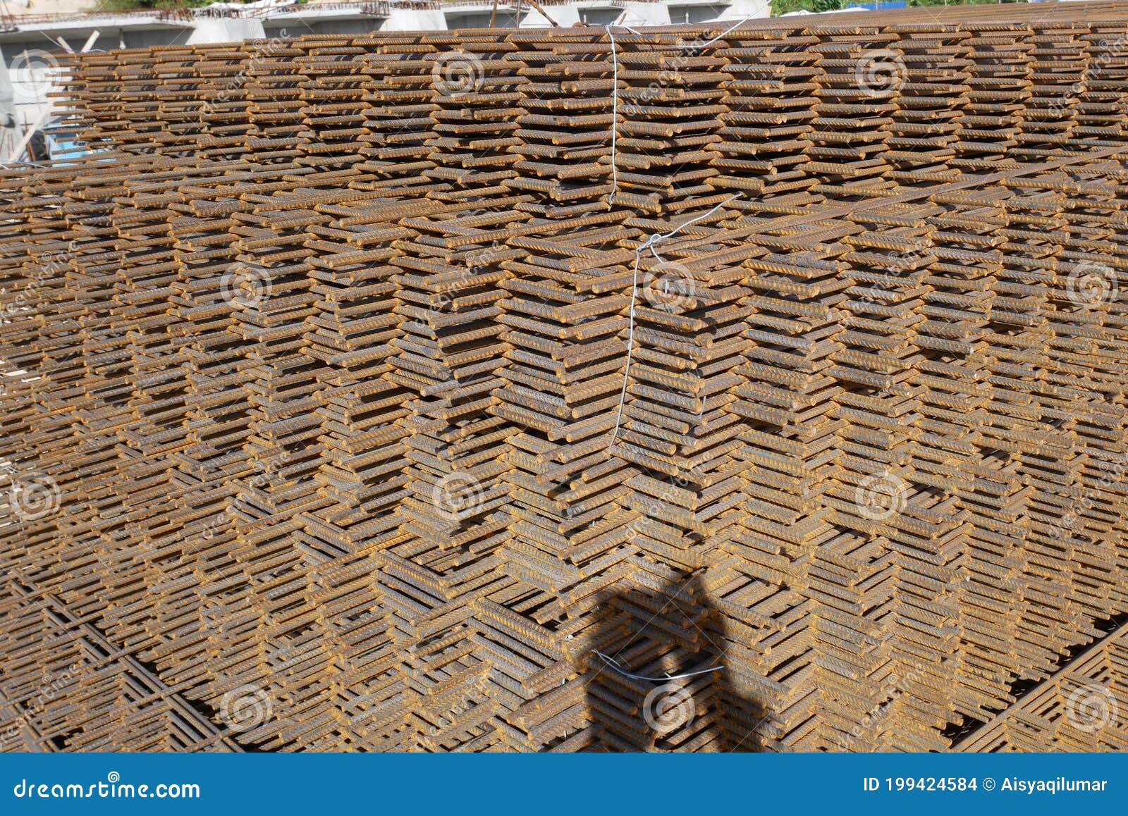 BRC Welded Wire Mesh or BRC Fabric Used As Part of the Main Structural ...