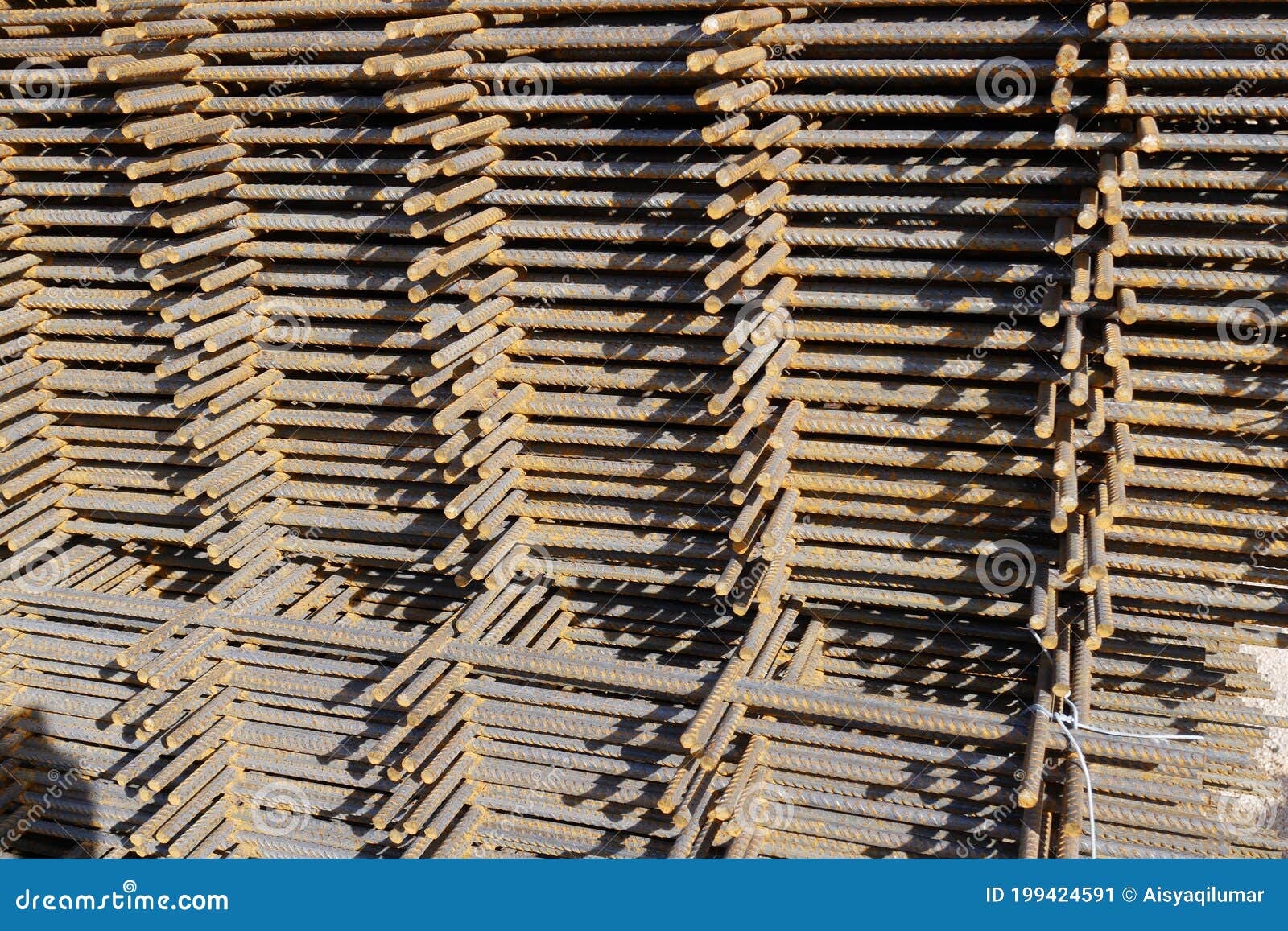 BRC Welded Wire Mesh or BRC Fabric Used As Part of the Main Structural ...