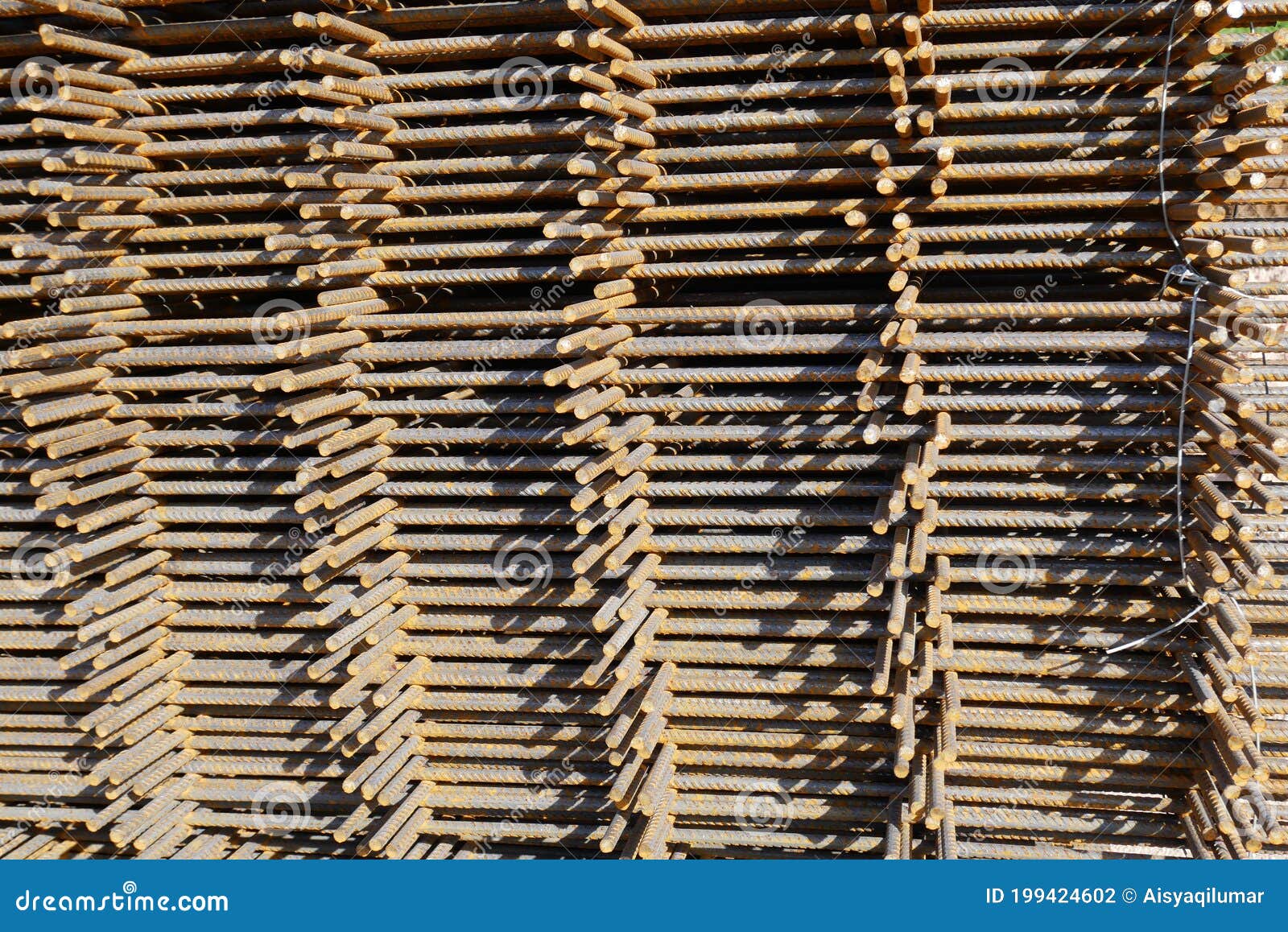 BRC Welded Wire Mesh or BRC Fabric Used As Part of the Main Structural ...