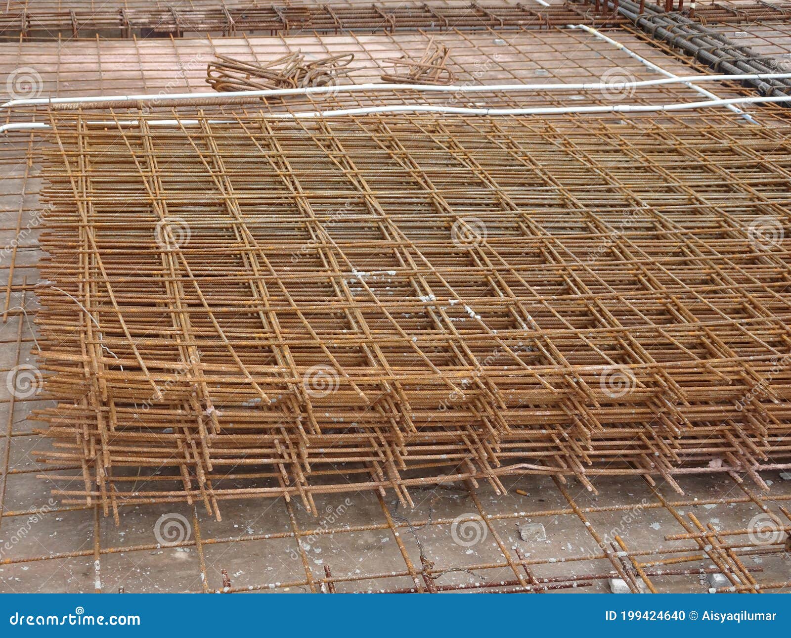 BRC Welded Wire Mesh or BRC Fabric Used As Part of the Main Structural ...