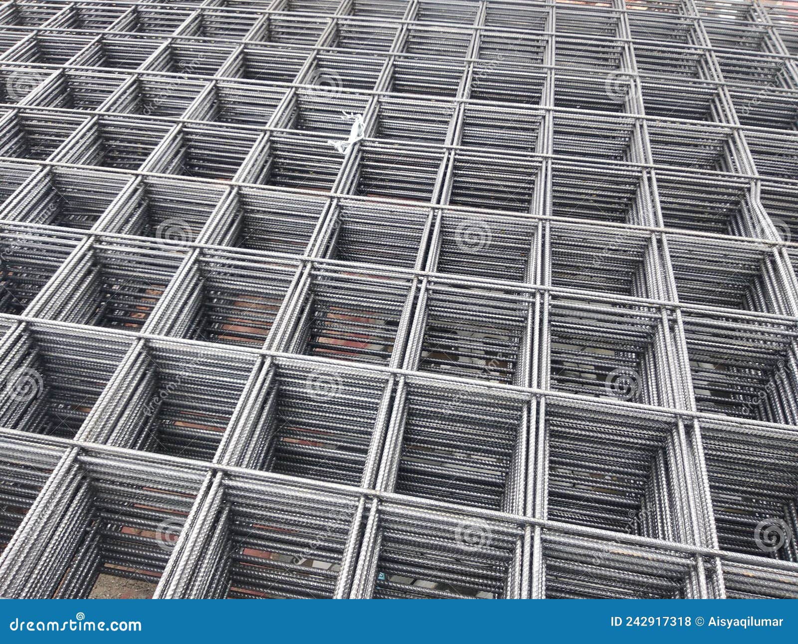 BRC Welded Wire Mesh or BRC Fabric Used As Part of the Main Structural ...