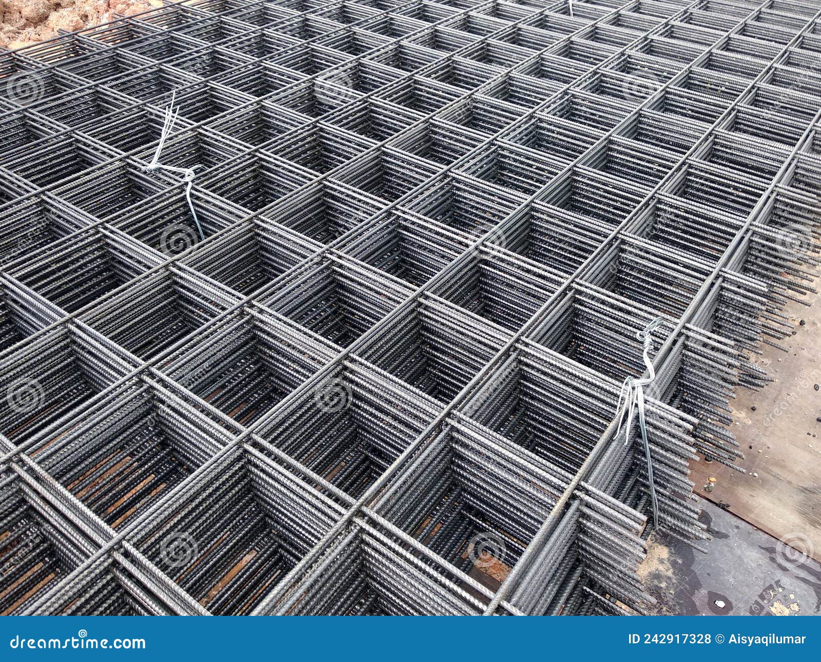 BRC Welded Wire Mesh or BRC Fabric Used As Part of the Main Structural ...