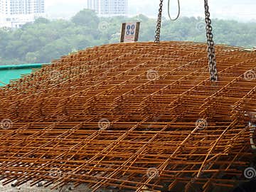 BRC Welded Wire Mesh or BRC Fabric Used As Part of the Main Structural ...