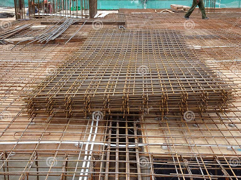 BRC Welded Wire Mesh or BRC Fabric Used As Part of the Main Structural ...