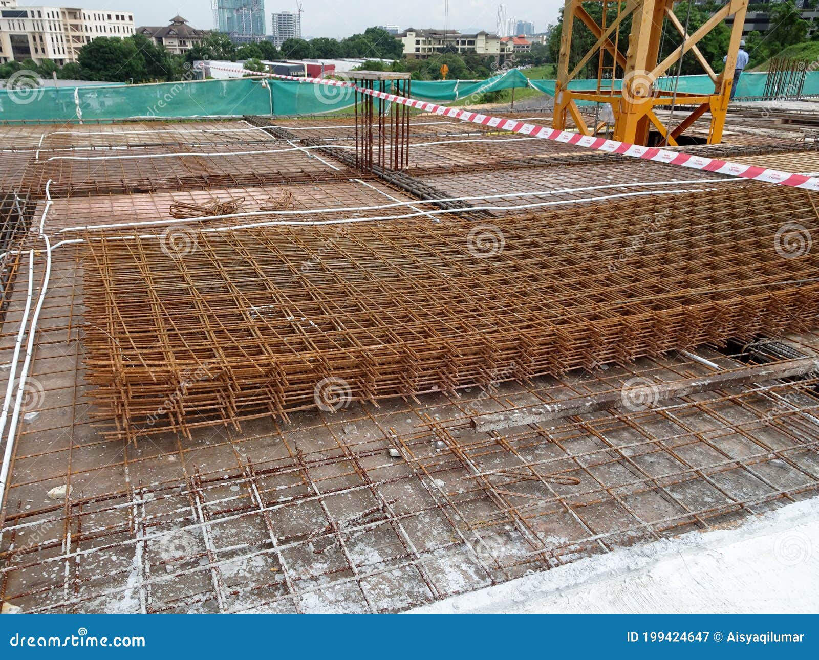 BRC Welded Wire Mesh or BRC Fabric Used As Part of the Main Structural ...