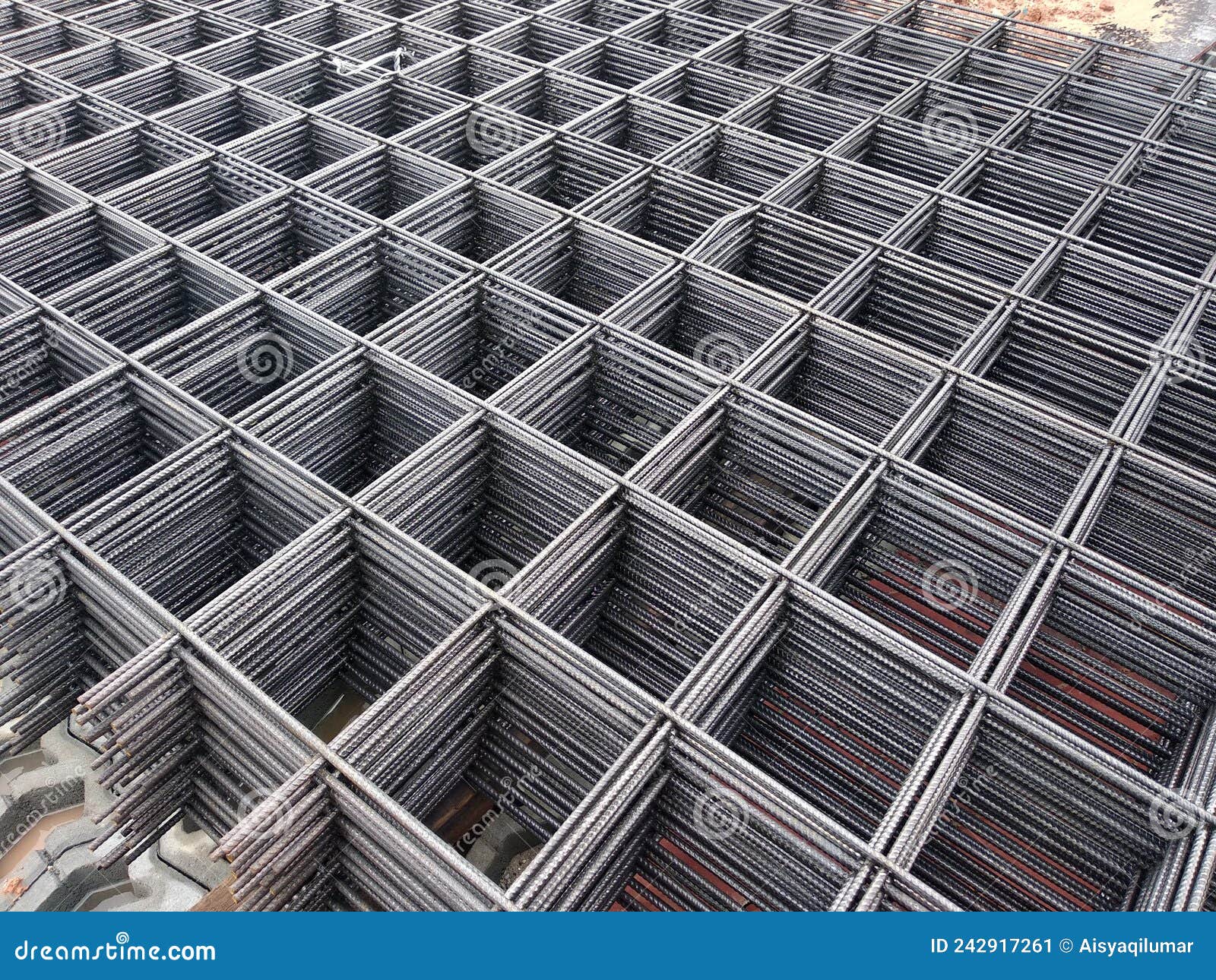 BRC Welded Wire Mesh or BRC Fabric Used As Part of the Main Structural ...