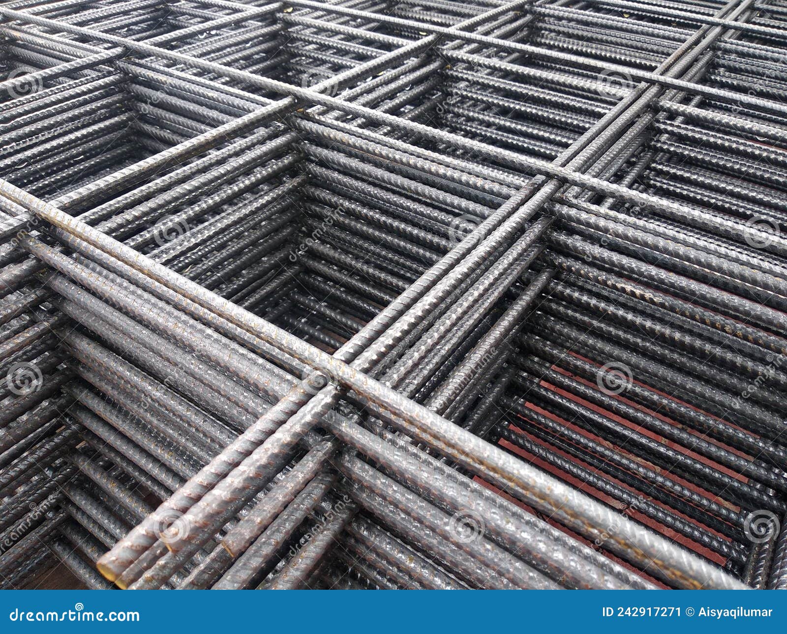 BRC Welded Wire Mesh or BRC Fabric Used As Part of the Main Structural ...