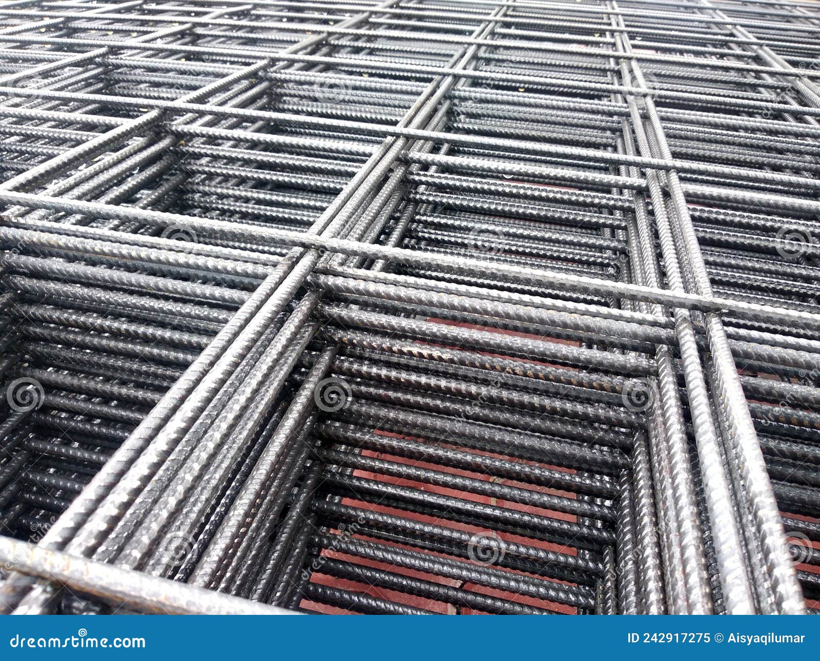 BRC Welded Wire Mesh or BRC Fabric Used As Part of the Main Structural ...