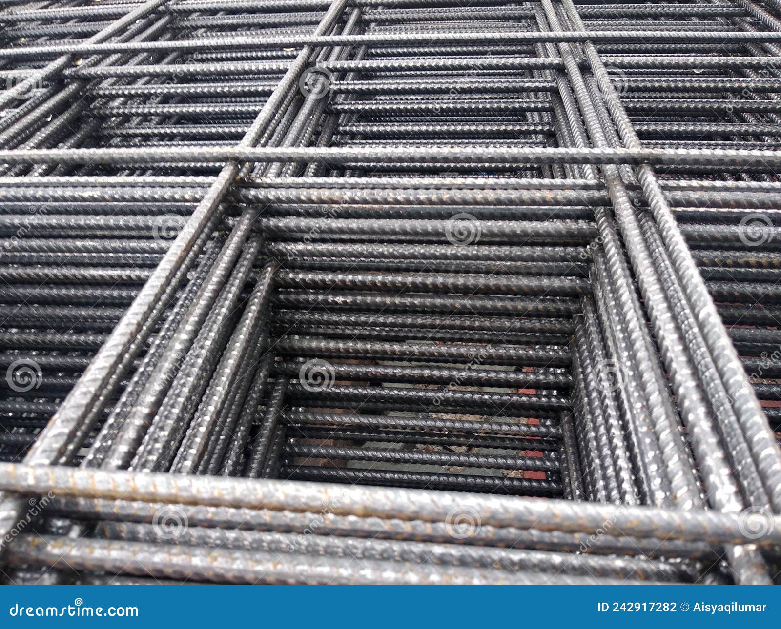 BRC Welded Wire Mesh or BRC Fabric Used As Part of the Main Structural ...