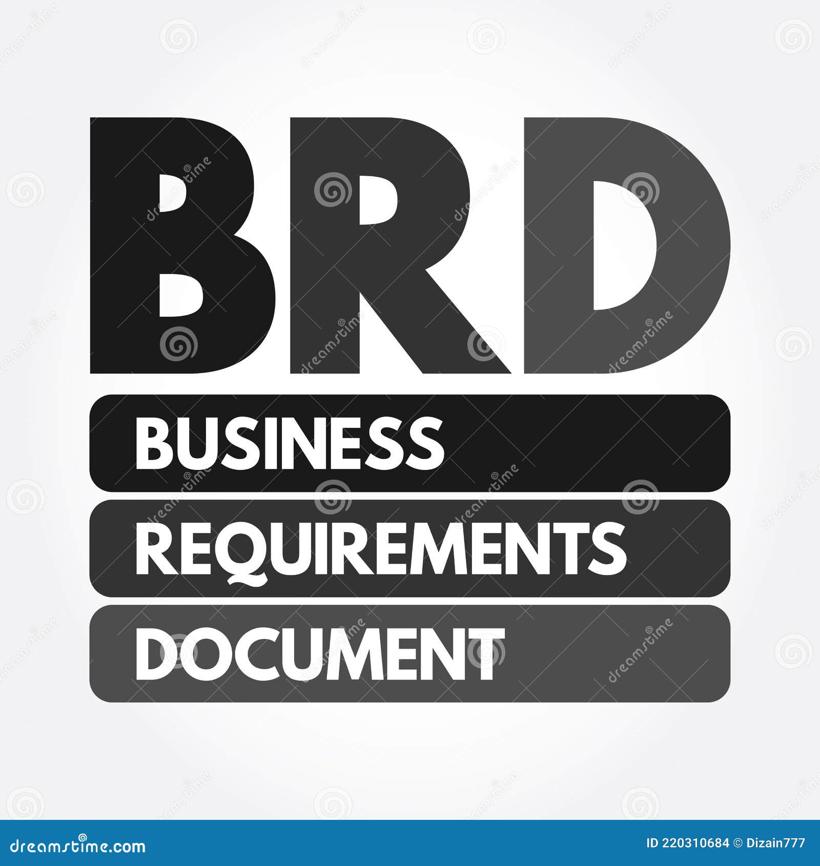 BRD, Business Requirements Document. Concept With Keyword, People And ...