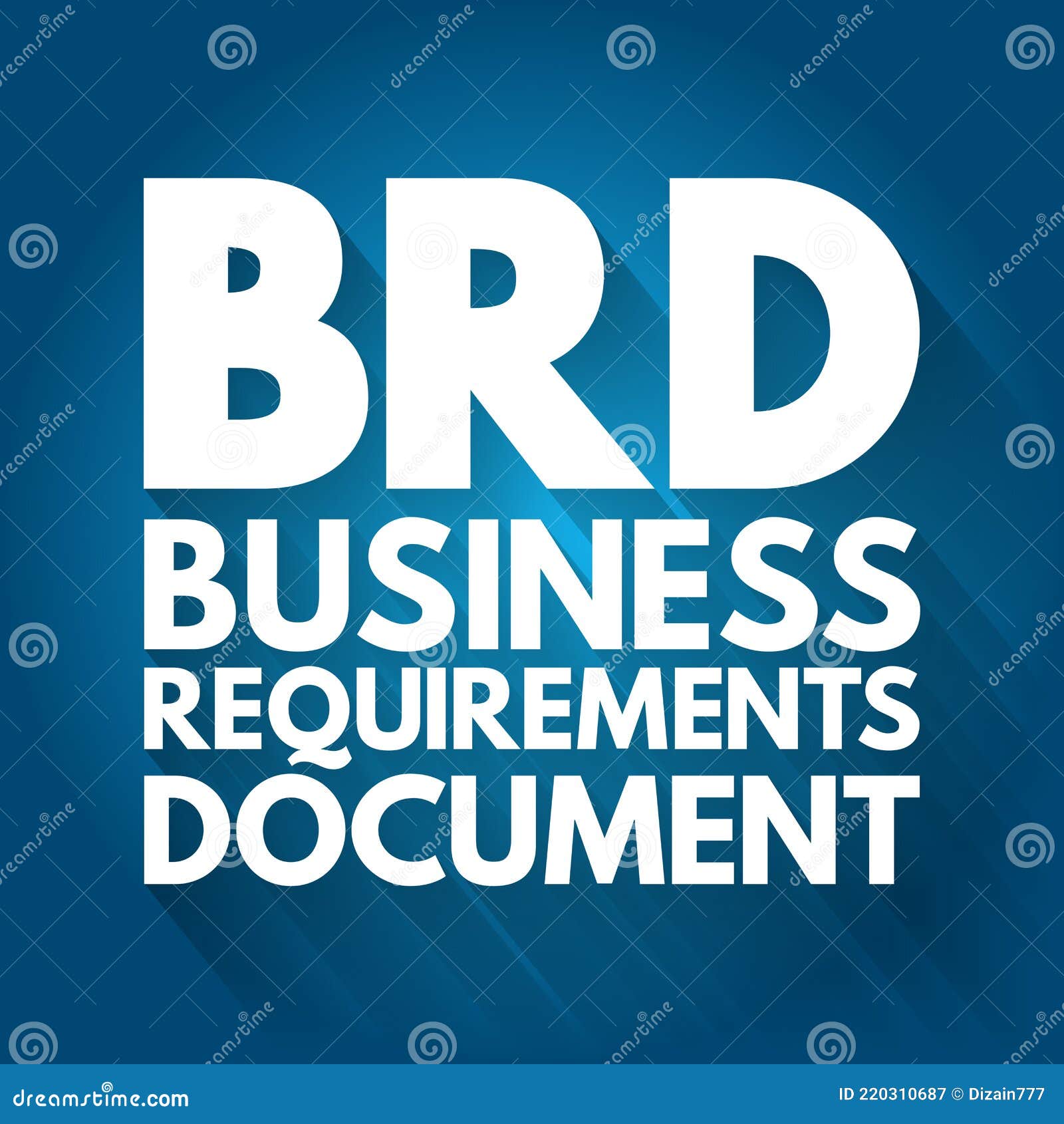BRD - Business Requirements Document Acronym, Concept Background Stock ...