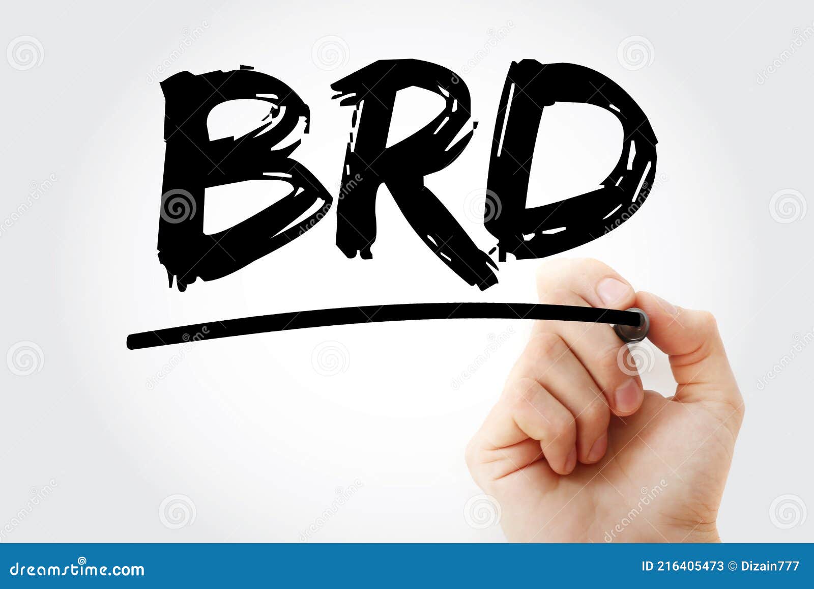 Business Requirements Document With Marker, Concept Background. BRD ...