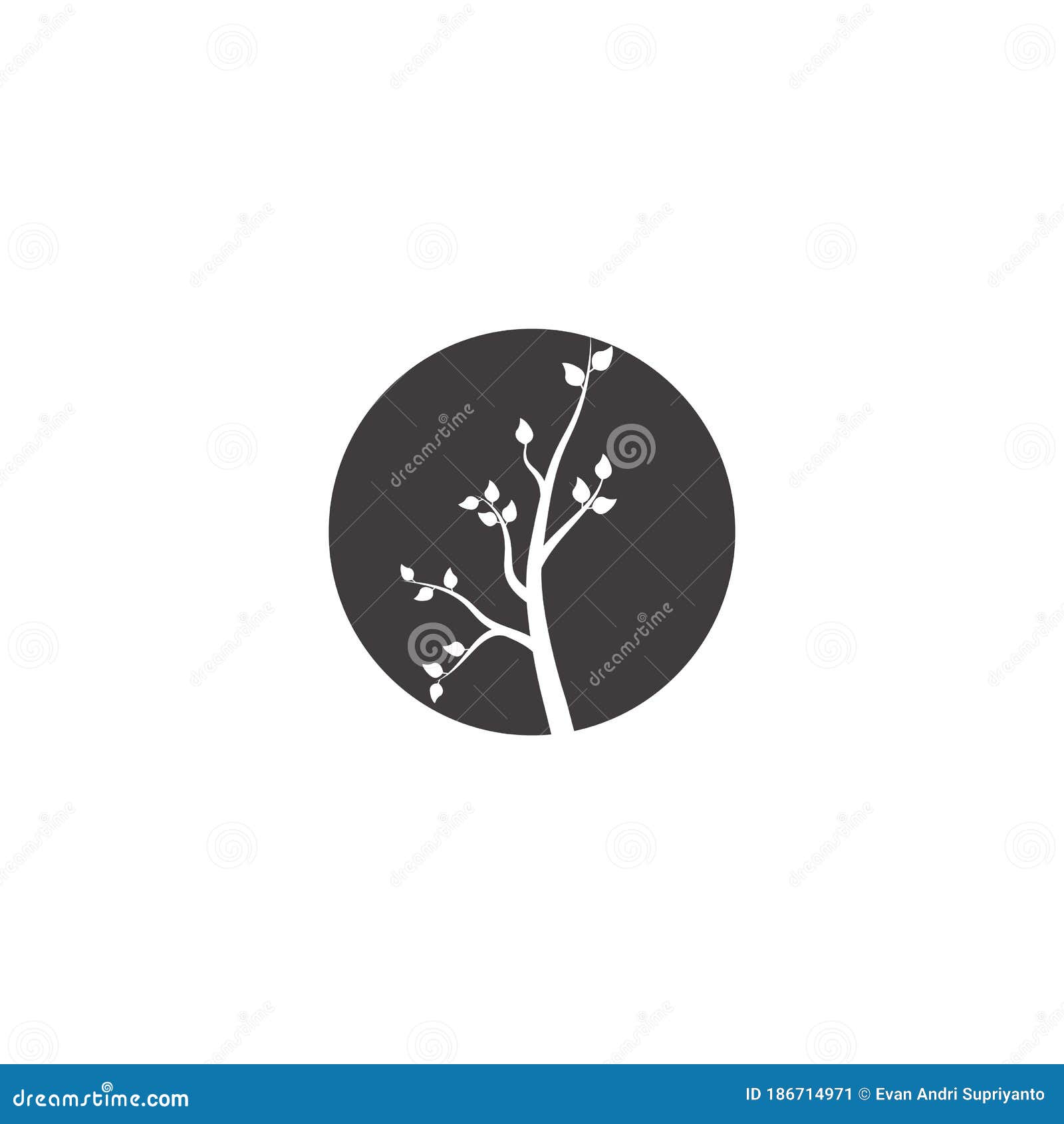 Breach Logo Template Vector Symbol Stock Vector - Illustration of tree ...