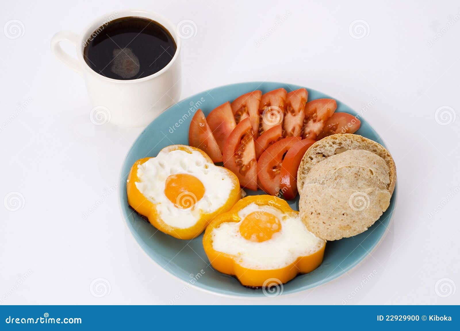 Breackfast with eggs stock photo. Image of meal, cooked - 22929900