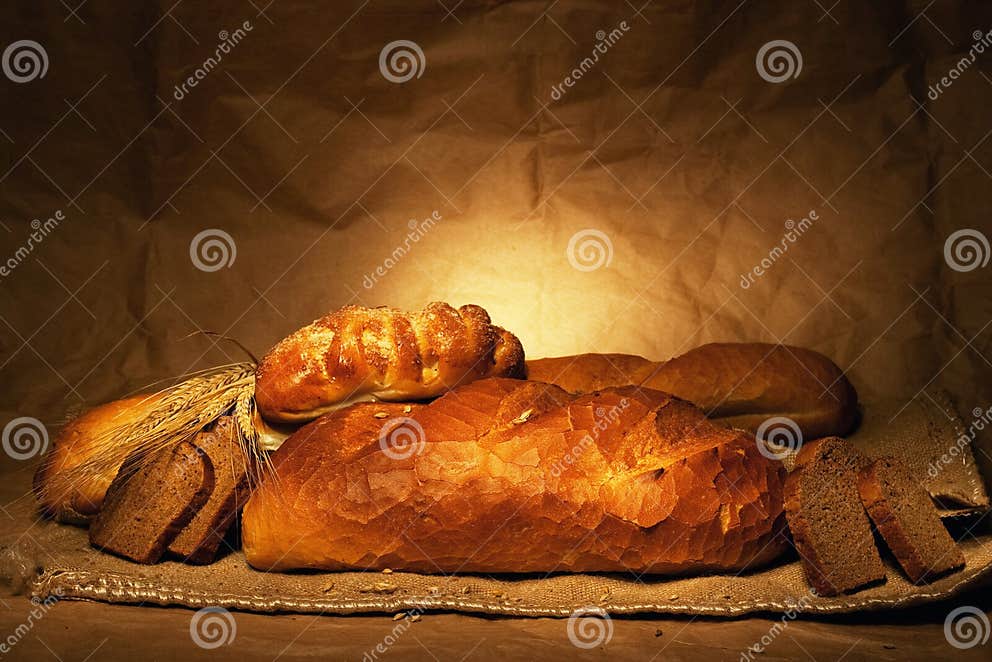 Bread stock image. Image of rural, bagel, meal, beam - 15793181