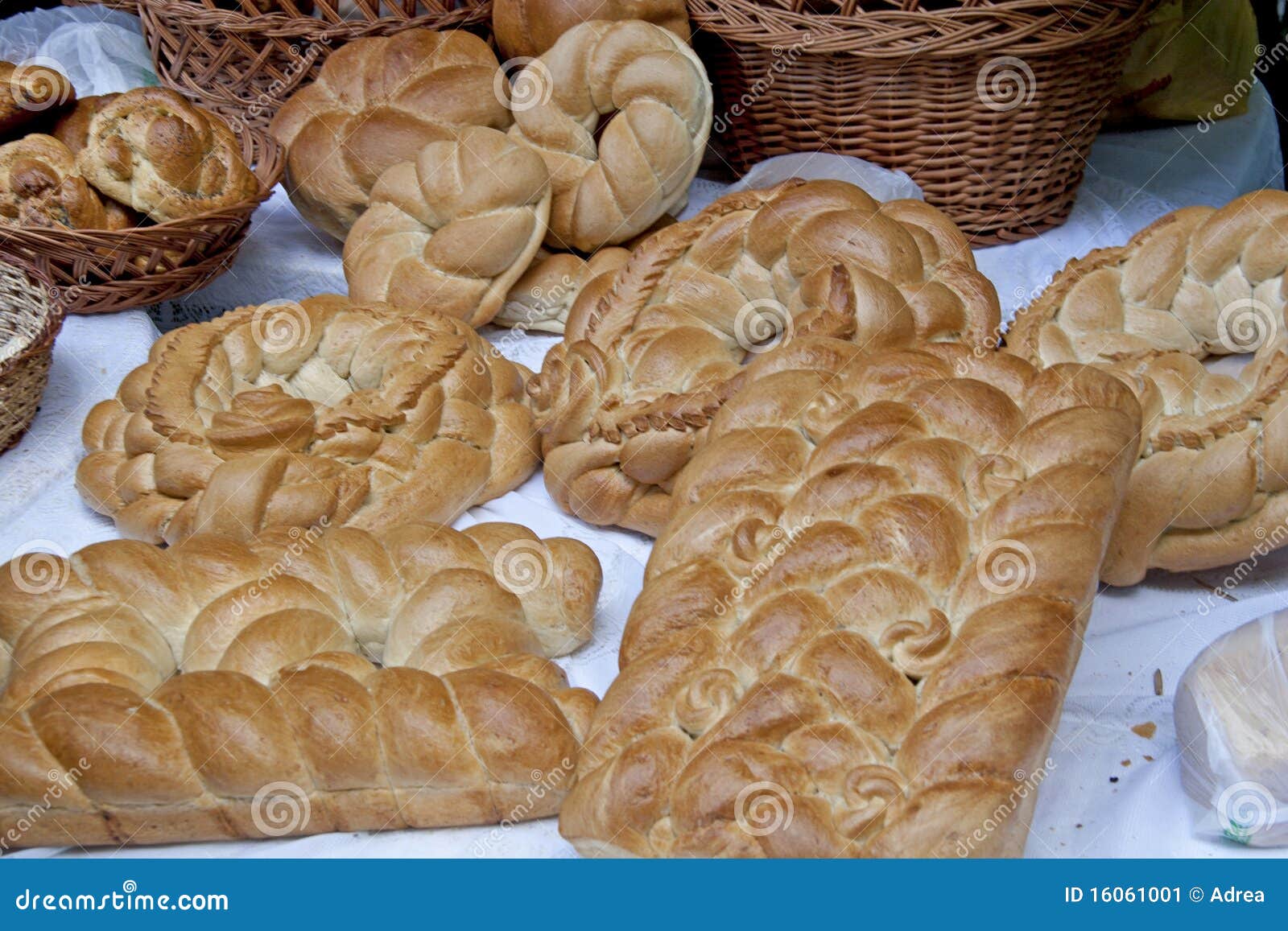 Different Bread Design Exposed on a Fair Stock Image - Image of loaf ...