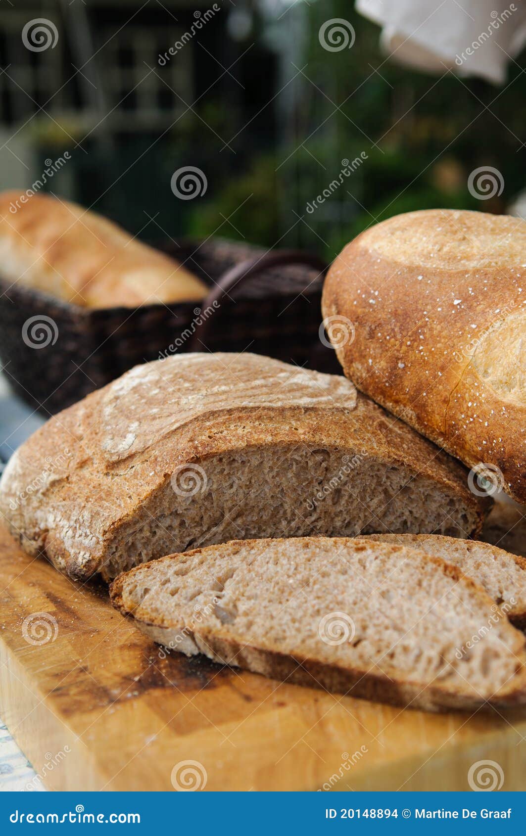 Bread stock photo. Image of grain, outside, displayed - 20148894