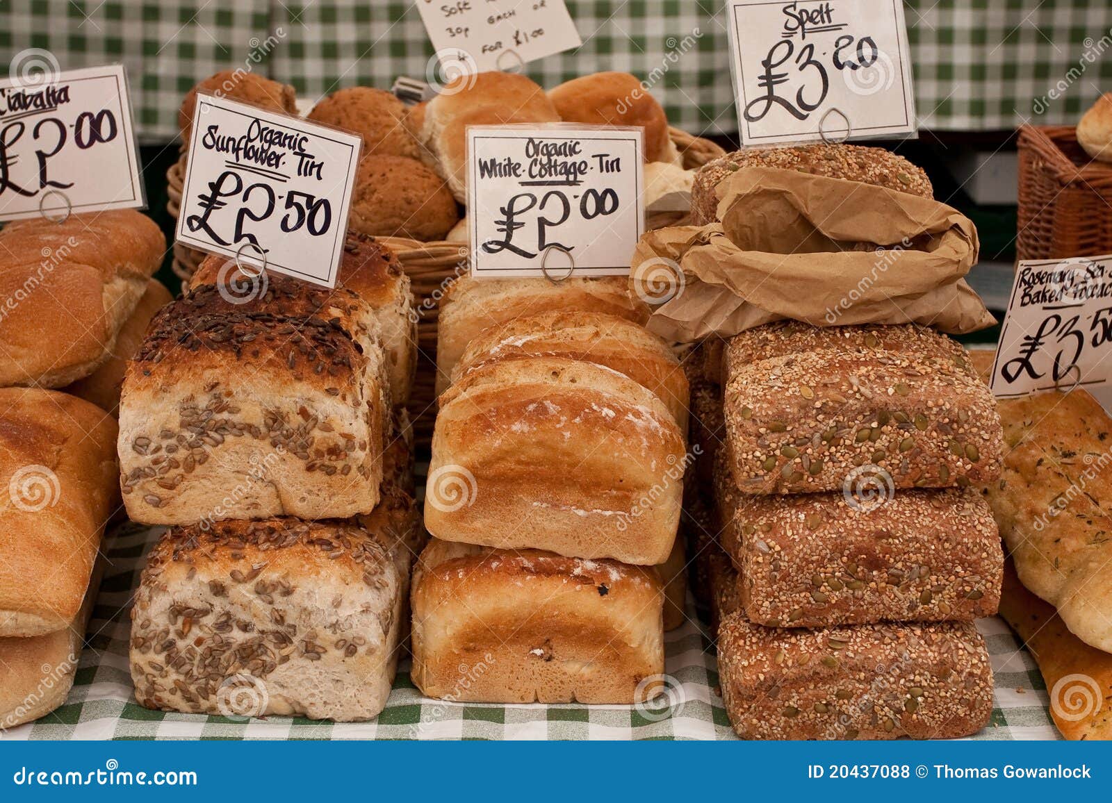 Bread stock photo. Image of produce, baker, trade, price - 20437088