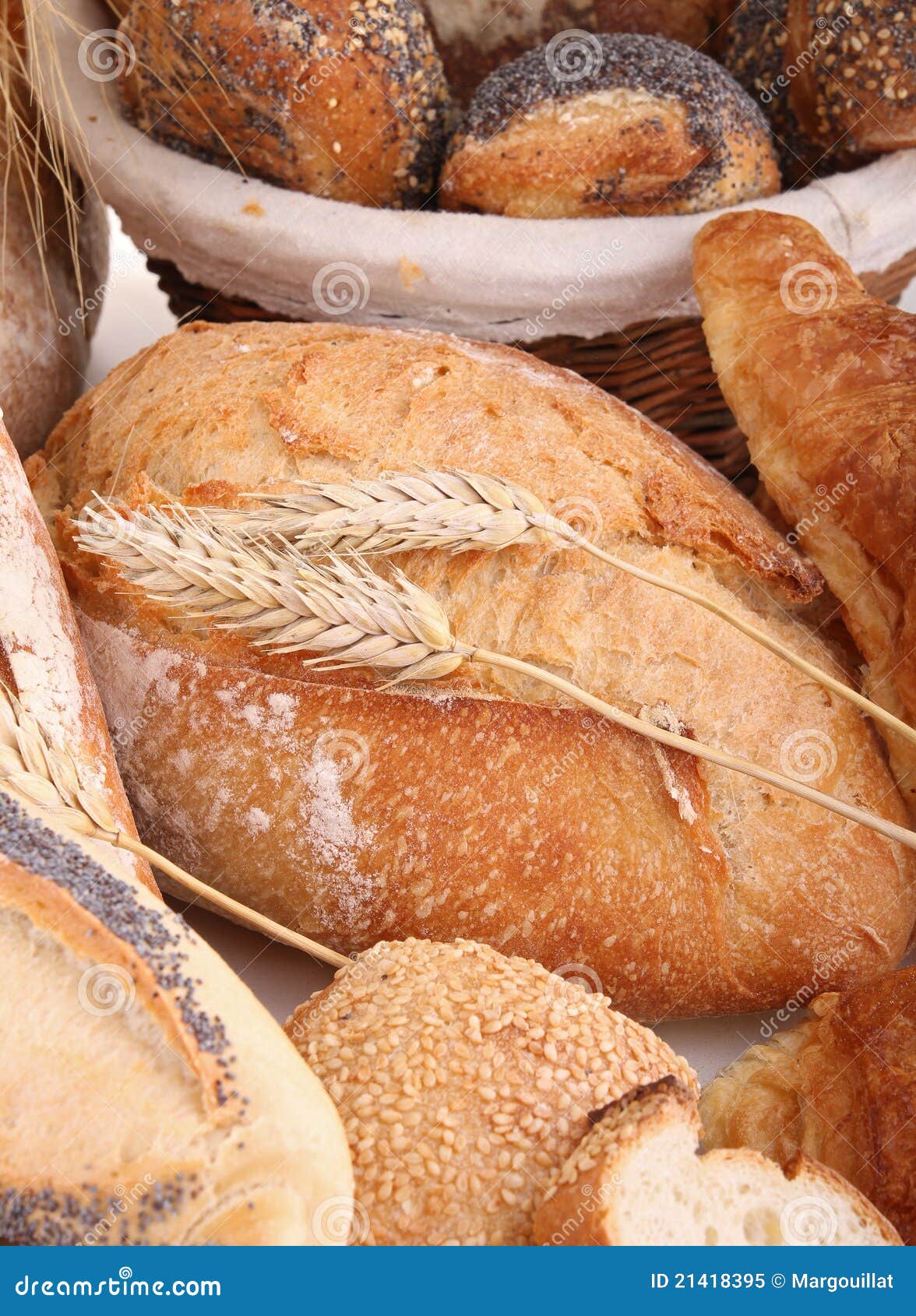 Bread stock image. Image of bread, baguette, breakfast - 21418395