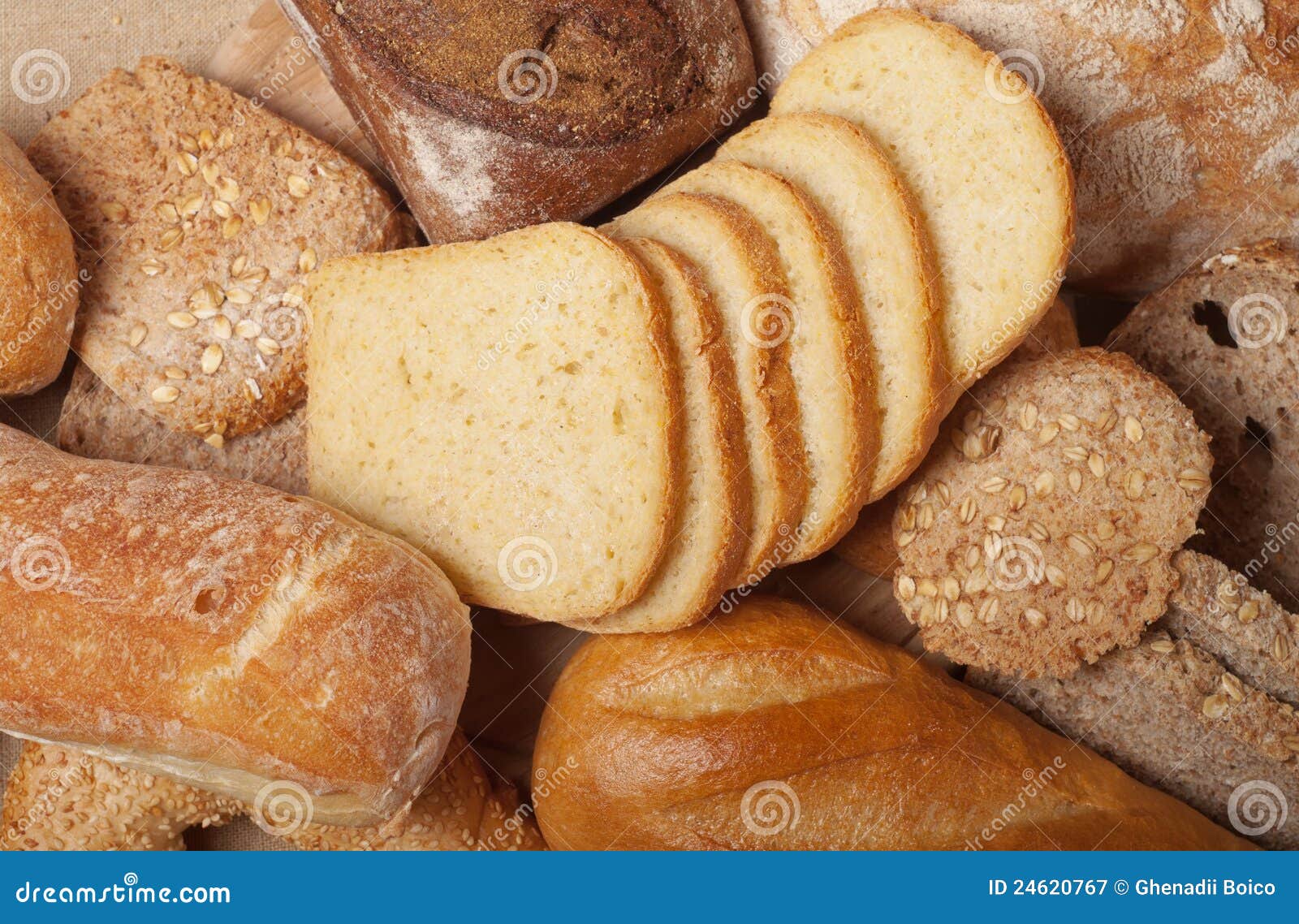 Bread stock image. Image of breakfast, heap, freshness - 24620767