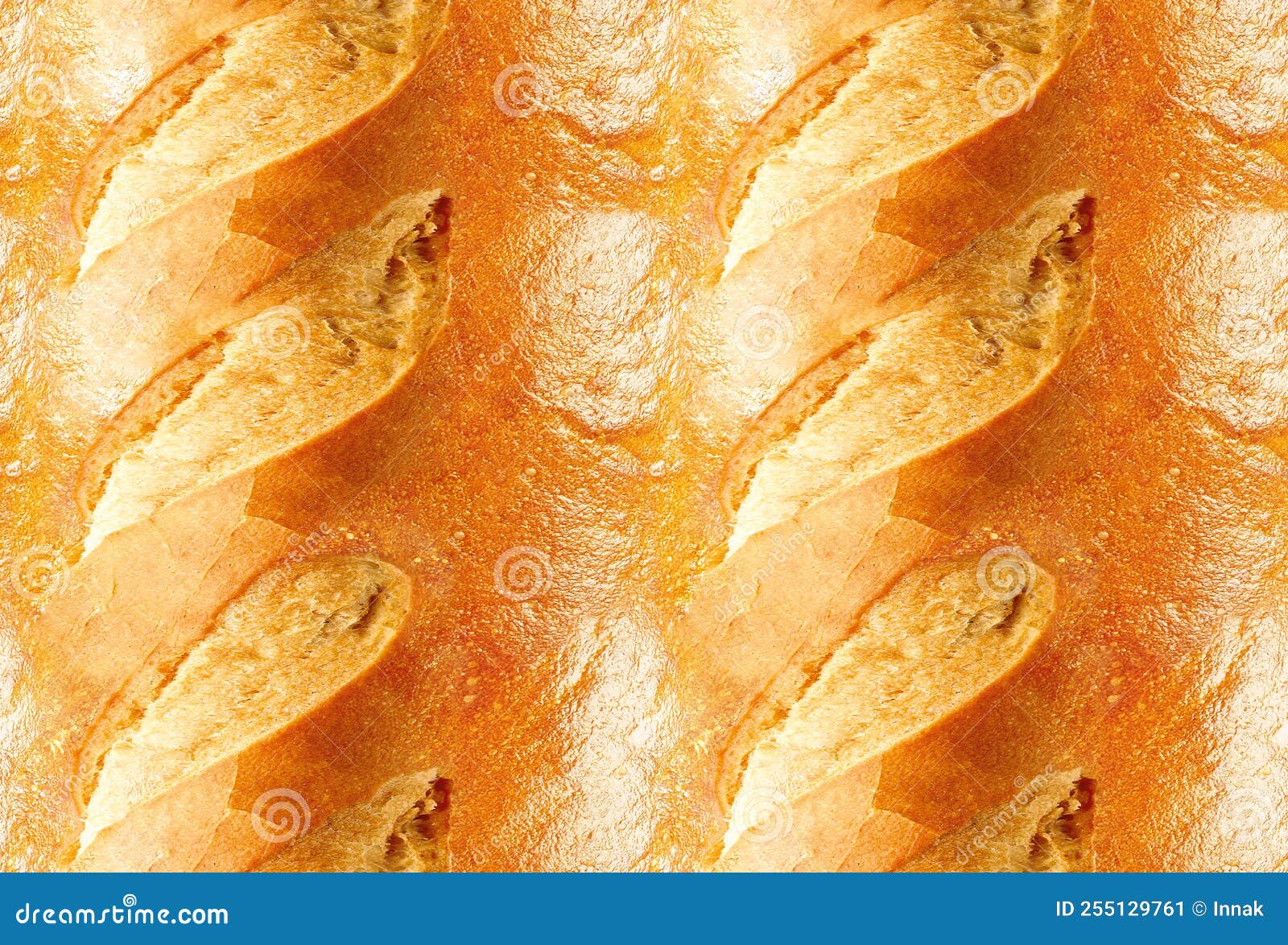 Pattern Texture Repeating Seamless. Homemade Fresh Crunchy Sourdough ...