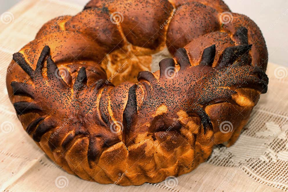 Overcooked homemade bread stock image. Image of romania - 26110707