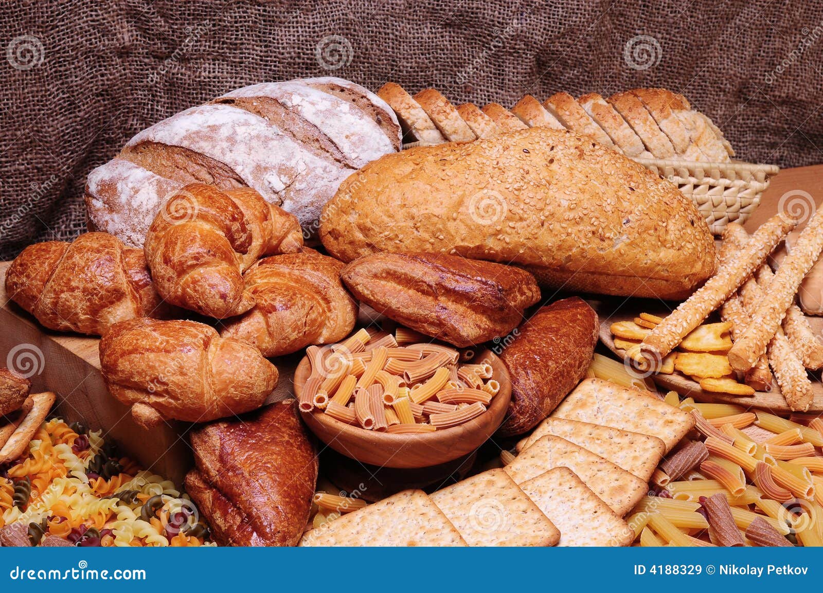 Bread stock image. Image of roll, meal, bread, breakfast - 4188329