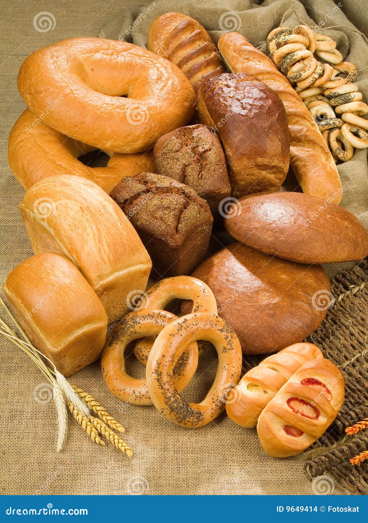 Bread stock photo. Image of gourmet, bread, hungry, brown - 9649414