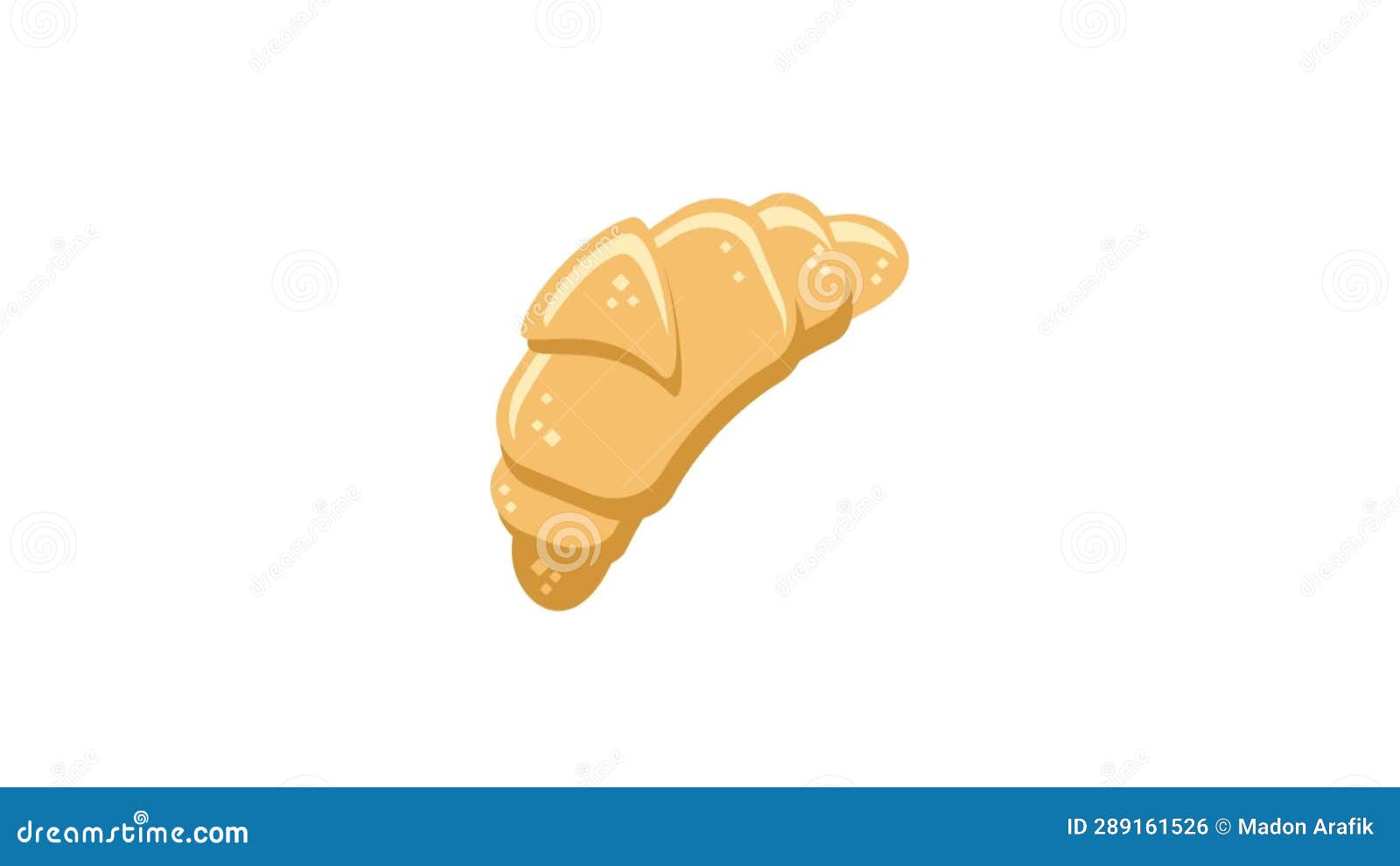 Animated Video of Bread with a White Background Stock Footage - Video ...