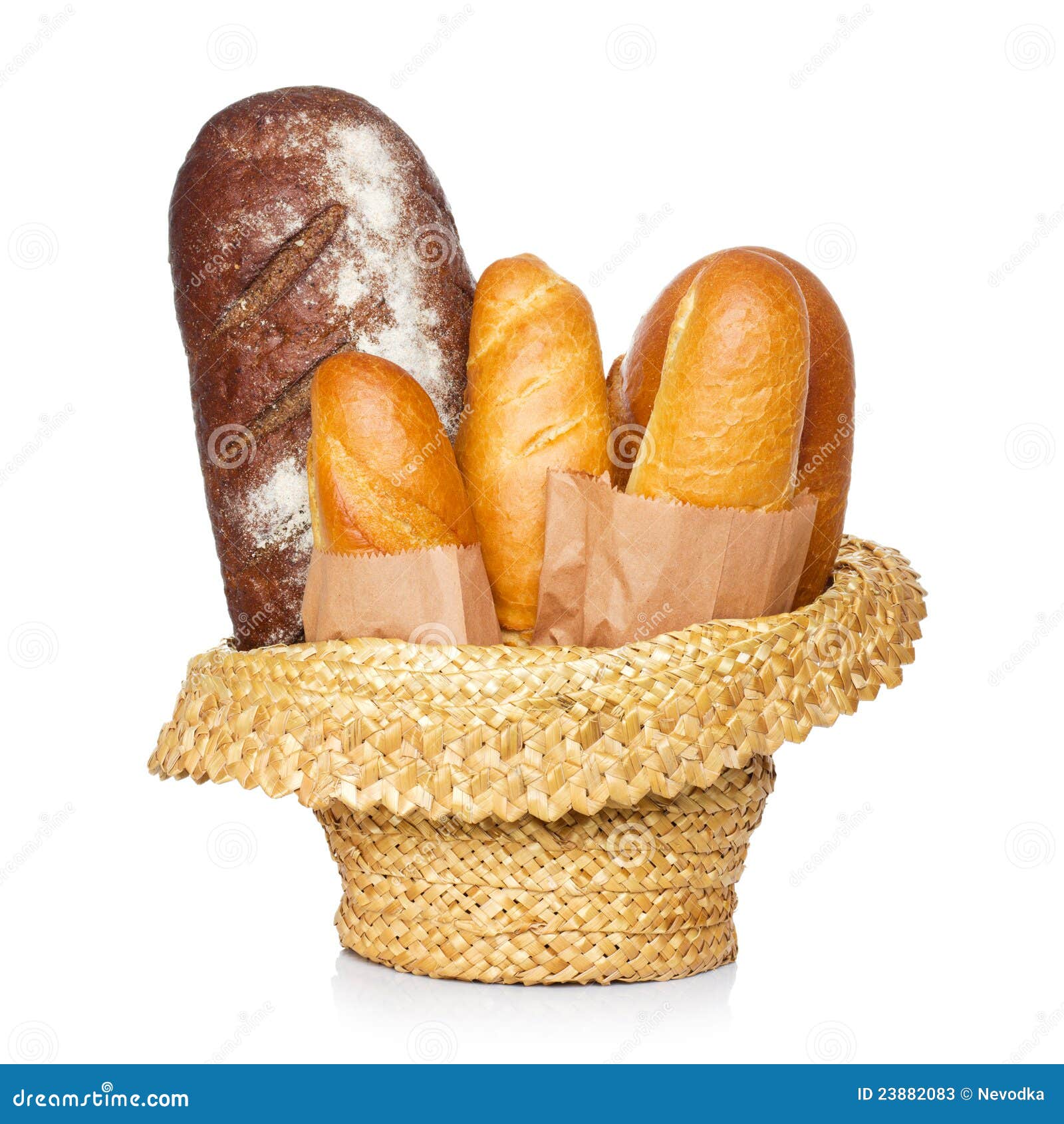 Bread assortment stock image. Image of healthy, basket - 23882083