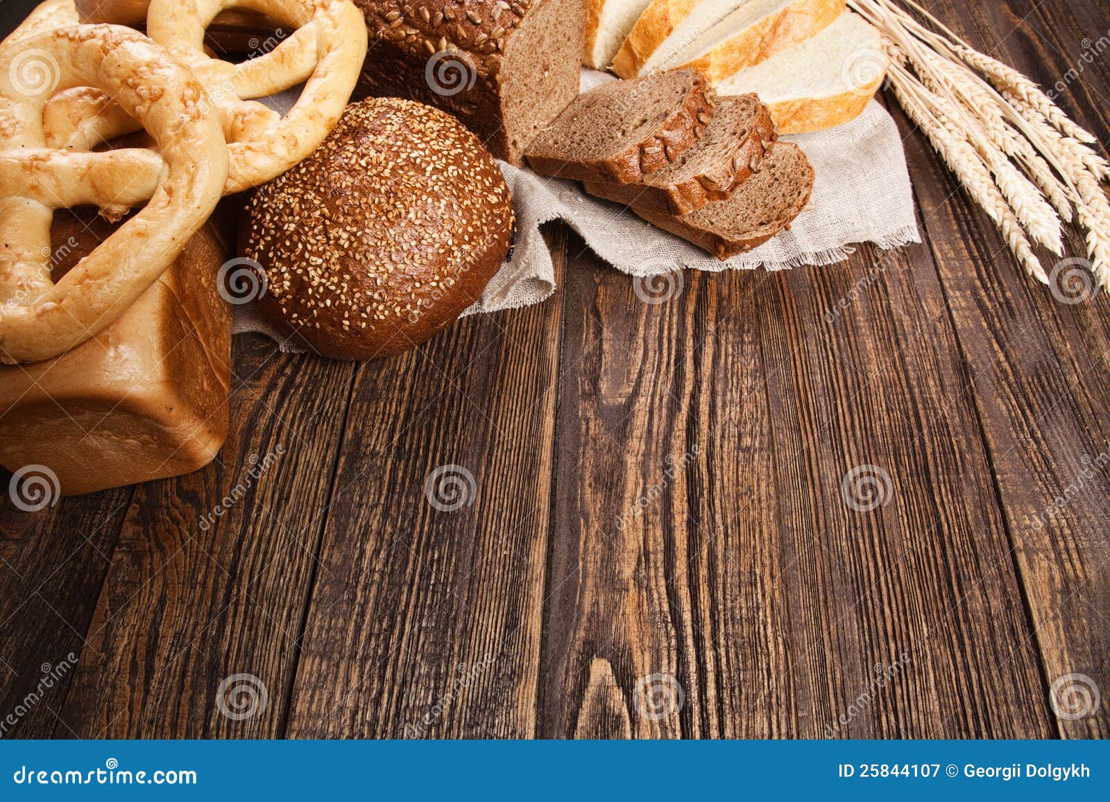 Bread assortment stock image. Image of grain, long, breakfast - 25844107